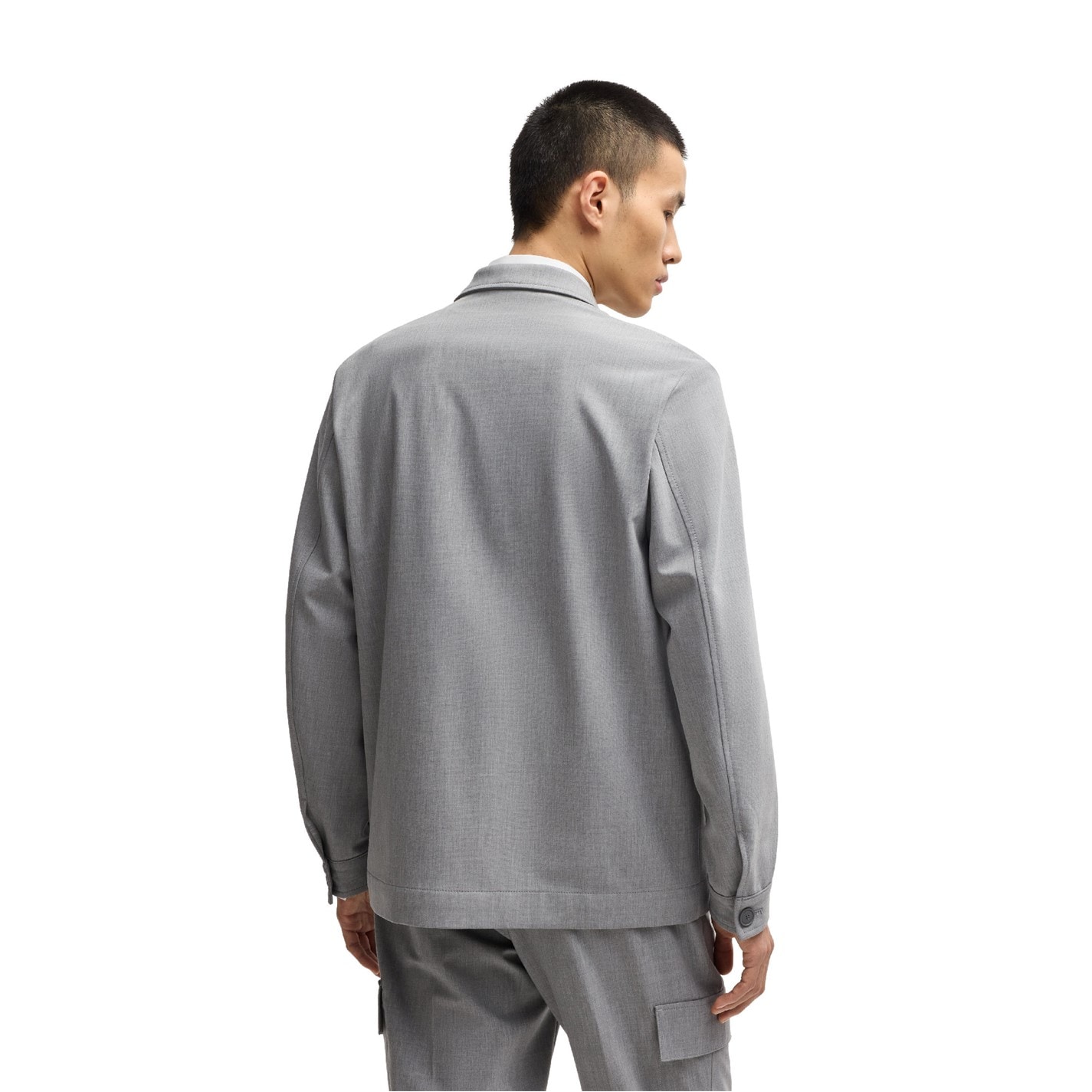 Boss | Men's P Carper Flaps Formal Jacket | Medium Grey | SportsDirect.com