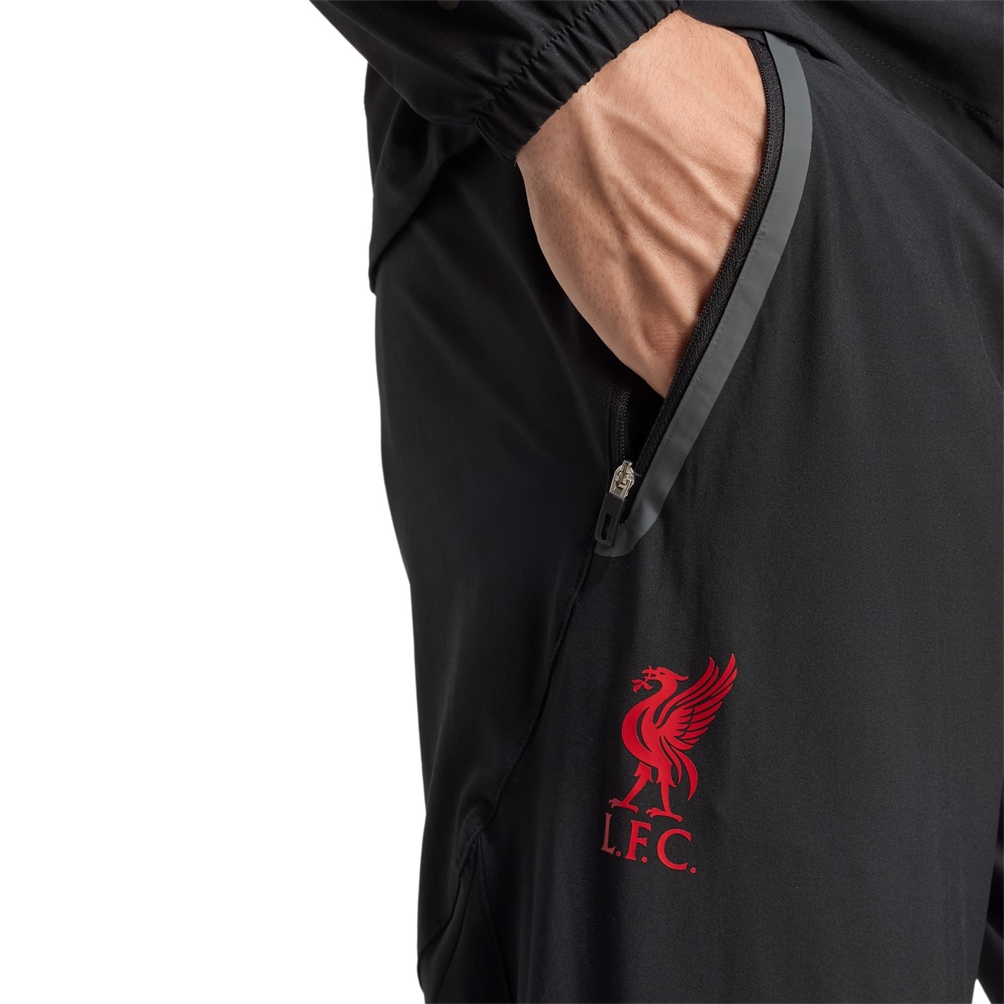 adidas | Liverpool Vis Tracksuit Bottoms 2025 2026 Adults | Black/Red ...