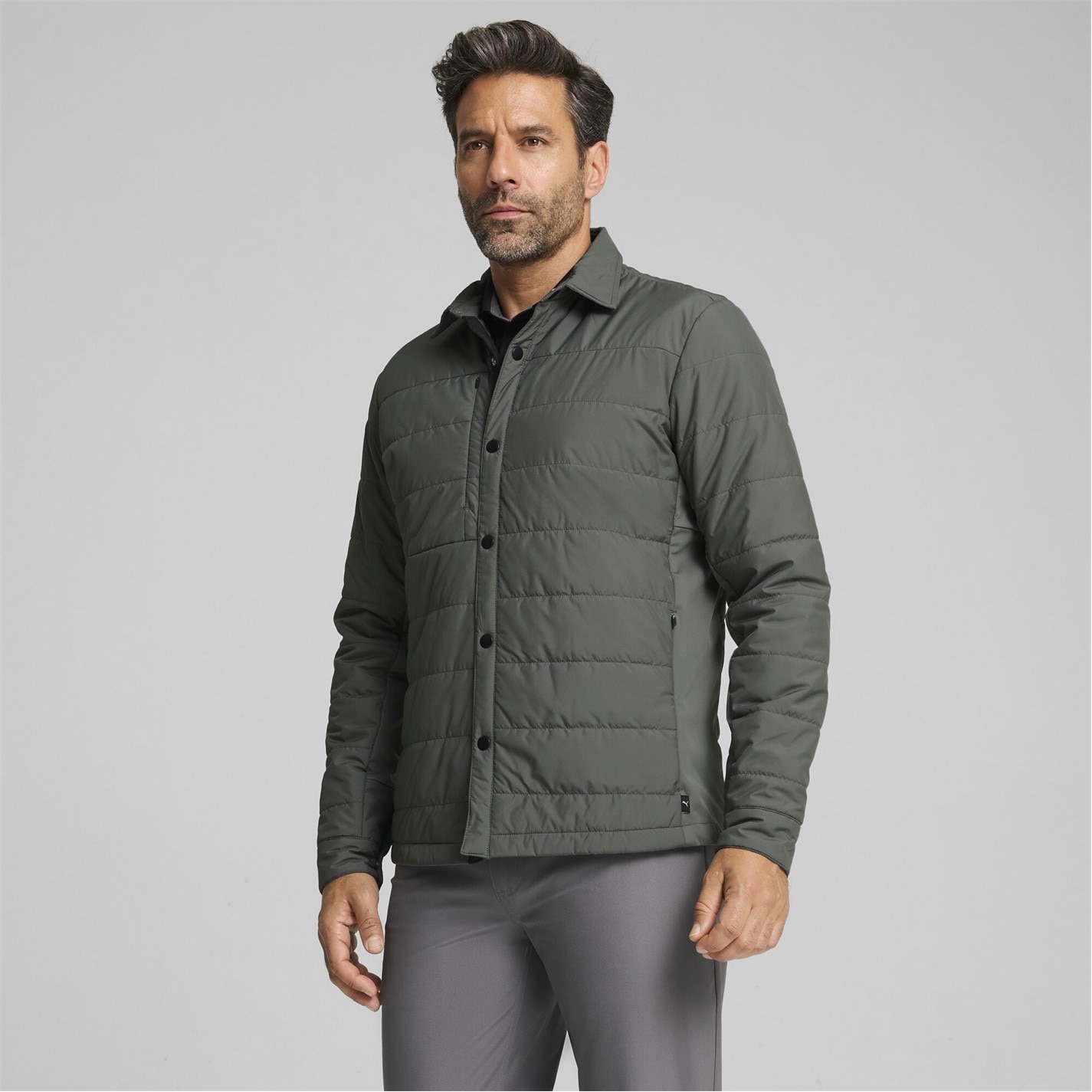 Puma | Men's Country Jacket Performance Golf Jacket | Mineral Gray ...