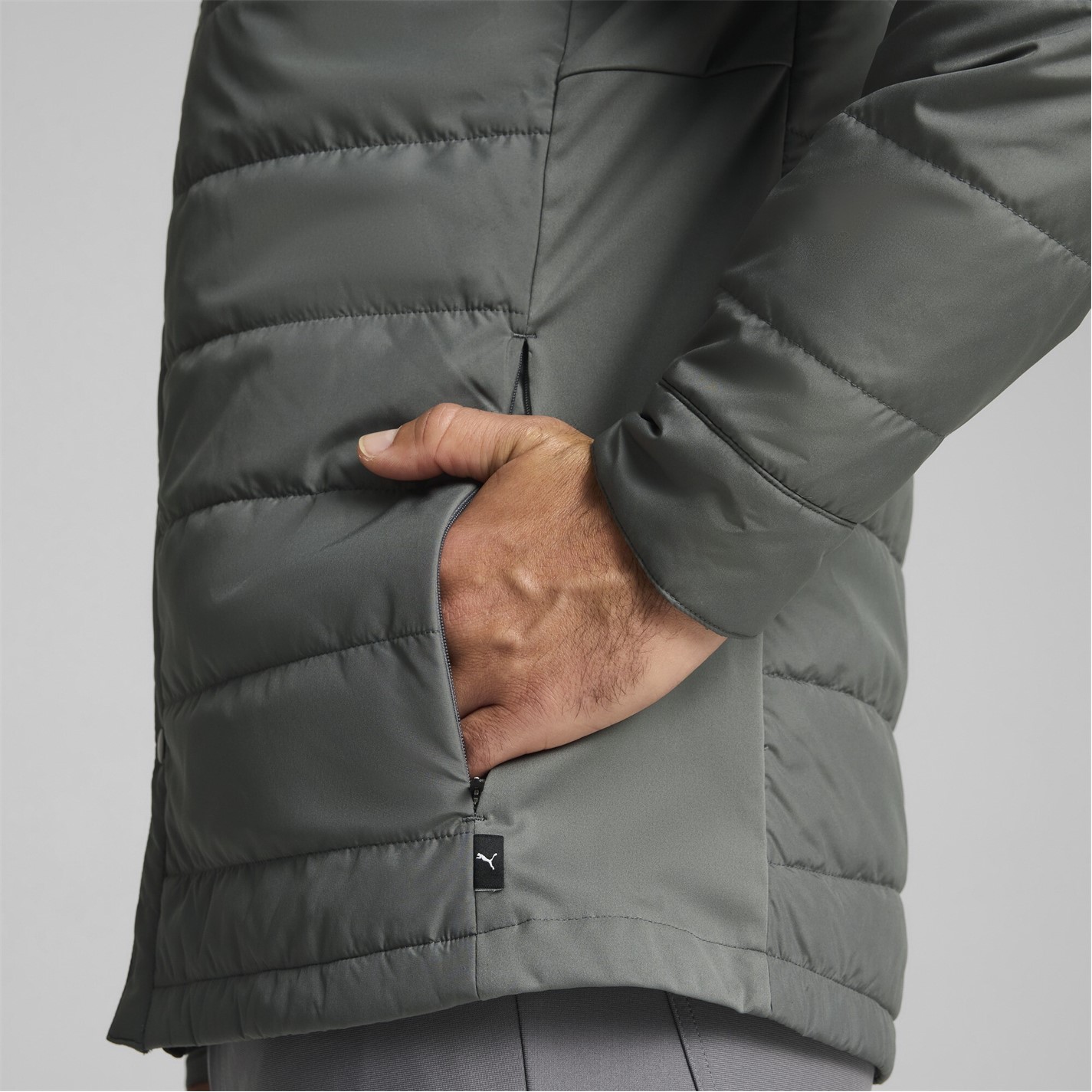 Puma | Men's Country Jacket Performance Golf Jacket | Mineral Gray ...