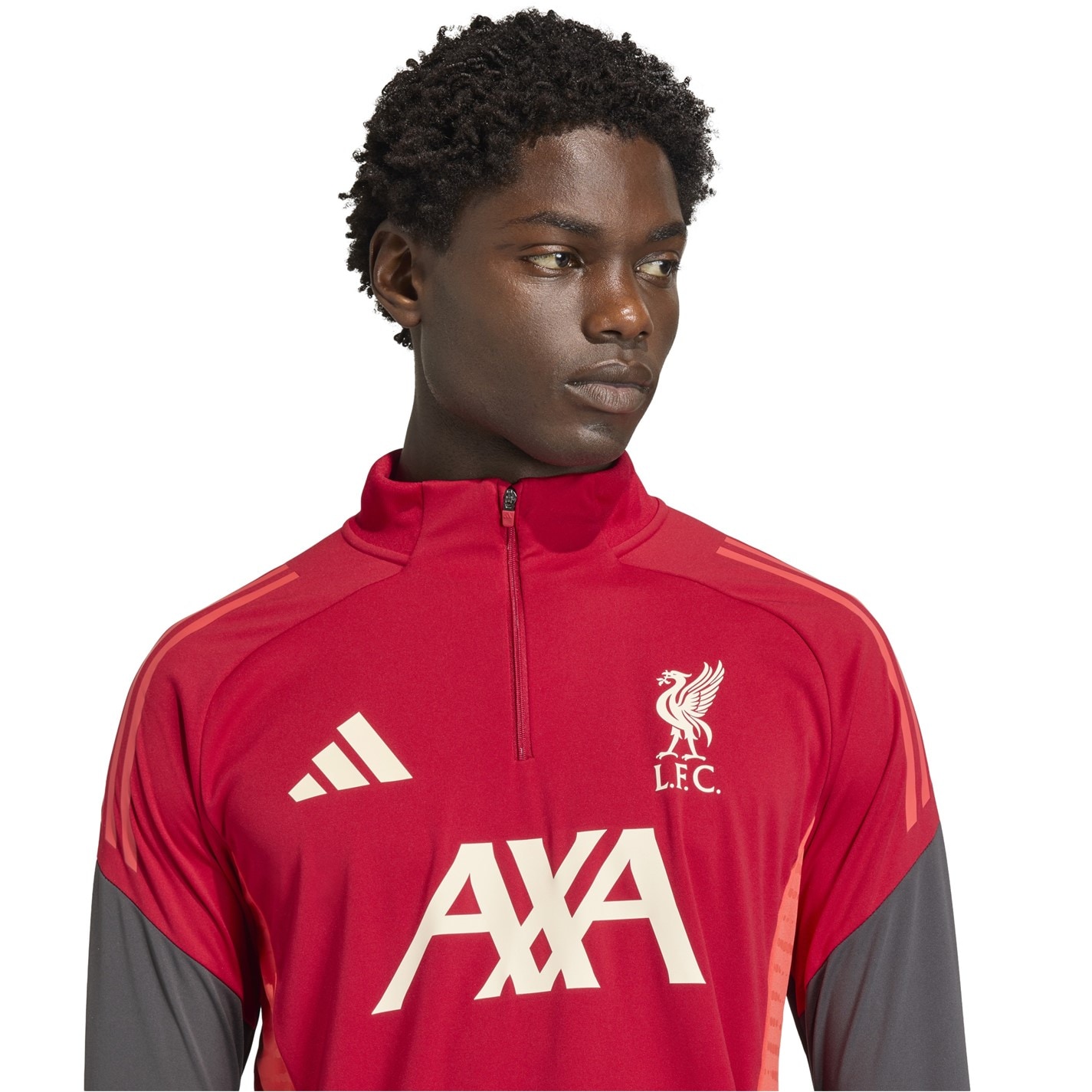 adidas | Liverpool Training Top 2025 2026 | Red/White | SportsDirect.com