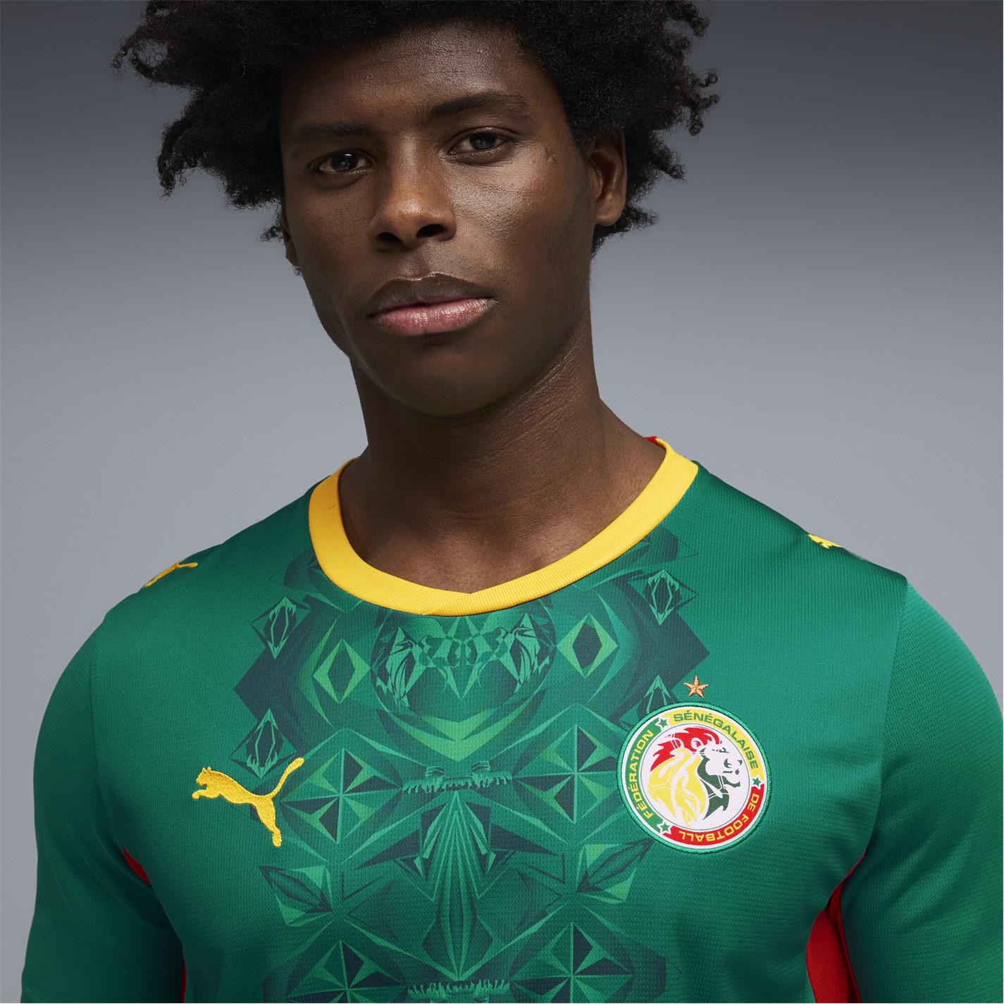Puma | Mens Senegal Away Shirt World Cup 2026™ | Green/Red ...