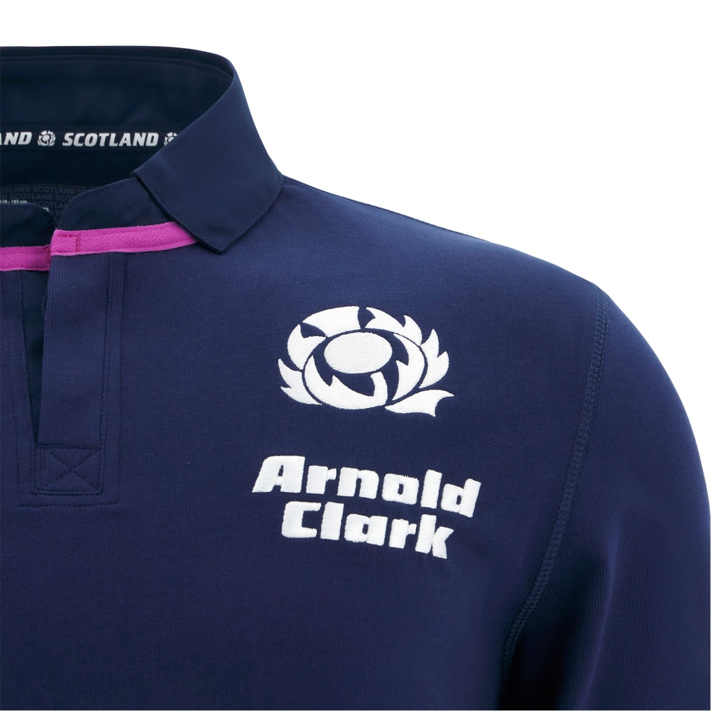 Macron | Scotland Rugby Long Sleeve Home Shirt 2025 Adults | Navy ...