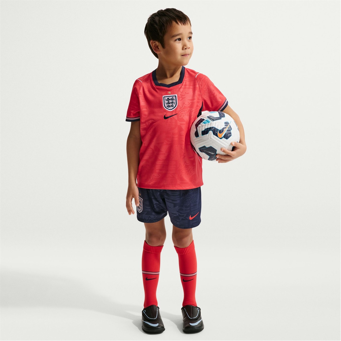 Nike | England Away Mini Kit World Cup 2026 | Red/Navy | SportsDirect.com
