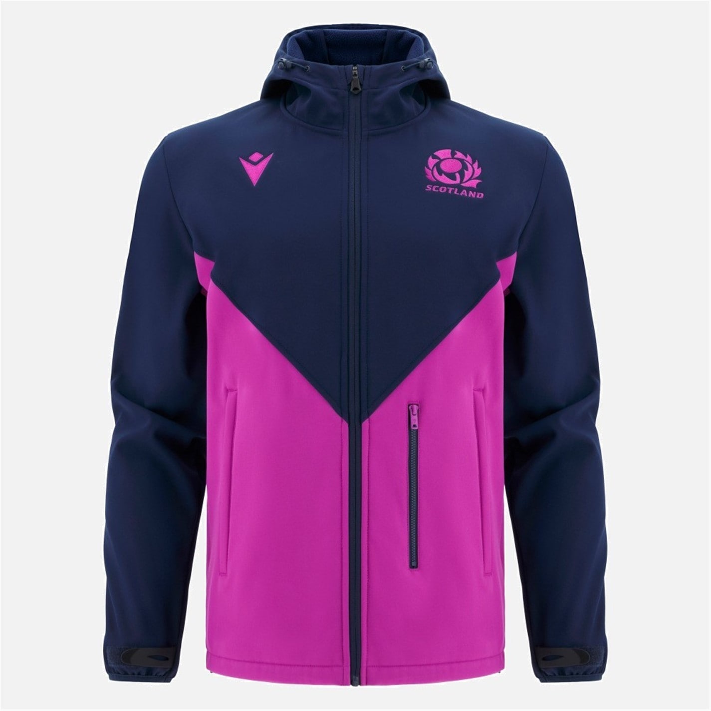 Macron | Men's Scotland Rugby World Cup 2025 Long Sleeve Hooded ...