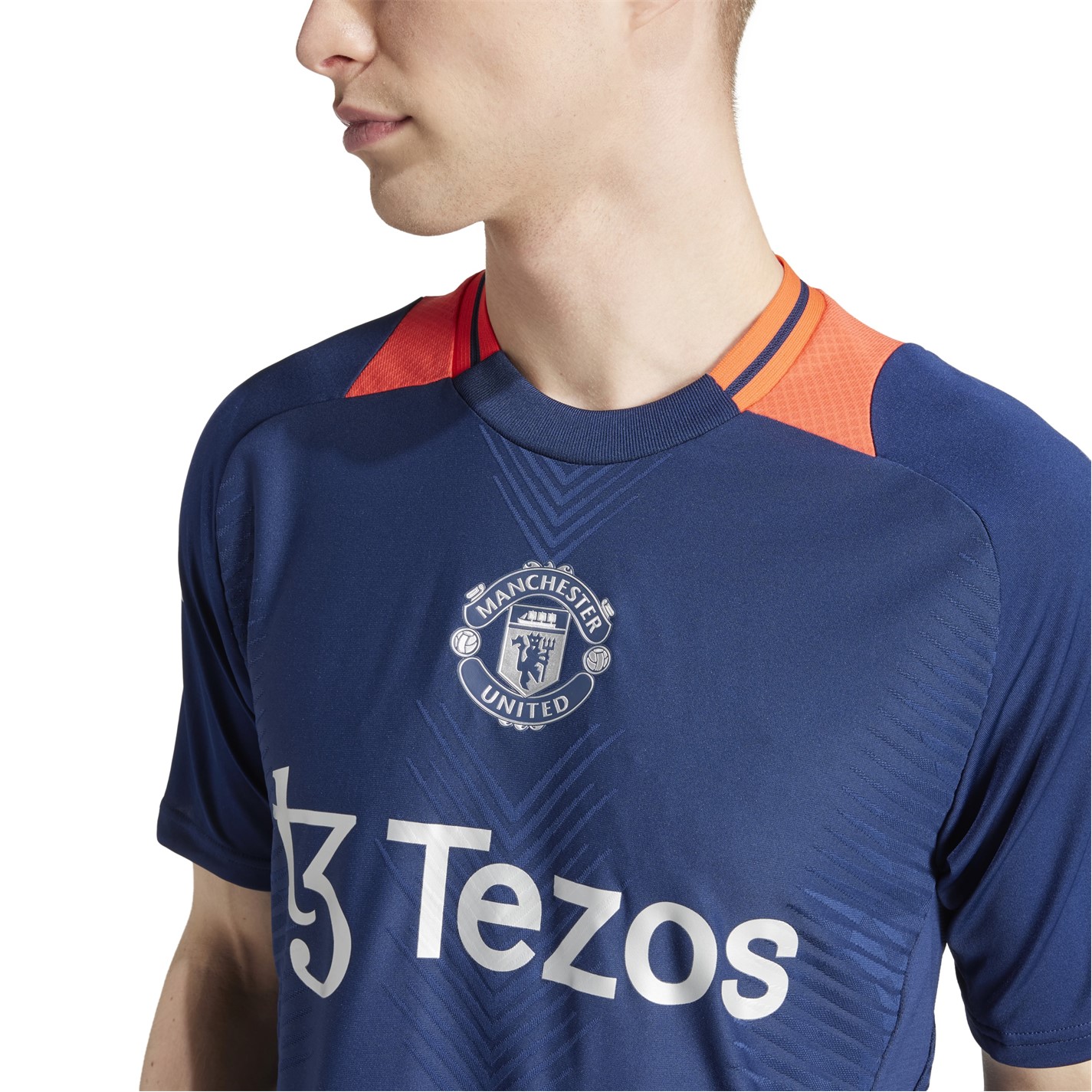 adidas | Manchester United Training Shirt 24/25 Mens | Nindig/Brired ...