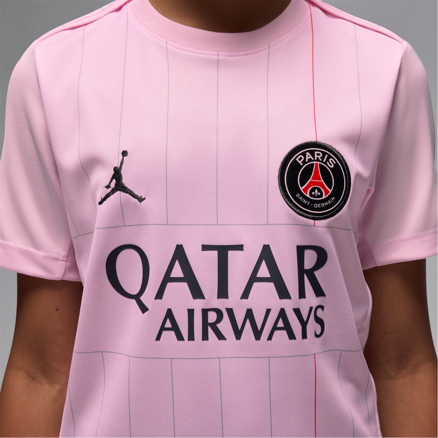 Nike | PSG Special Edition Pre Match Shirt 25/26 Juniors | Pink/Grey ...