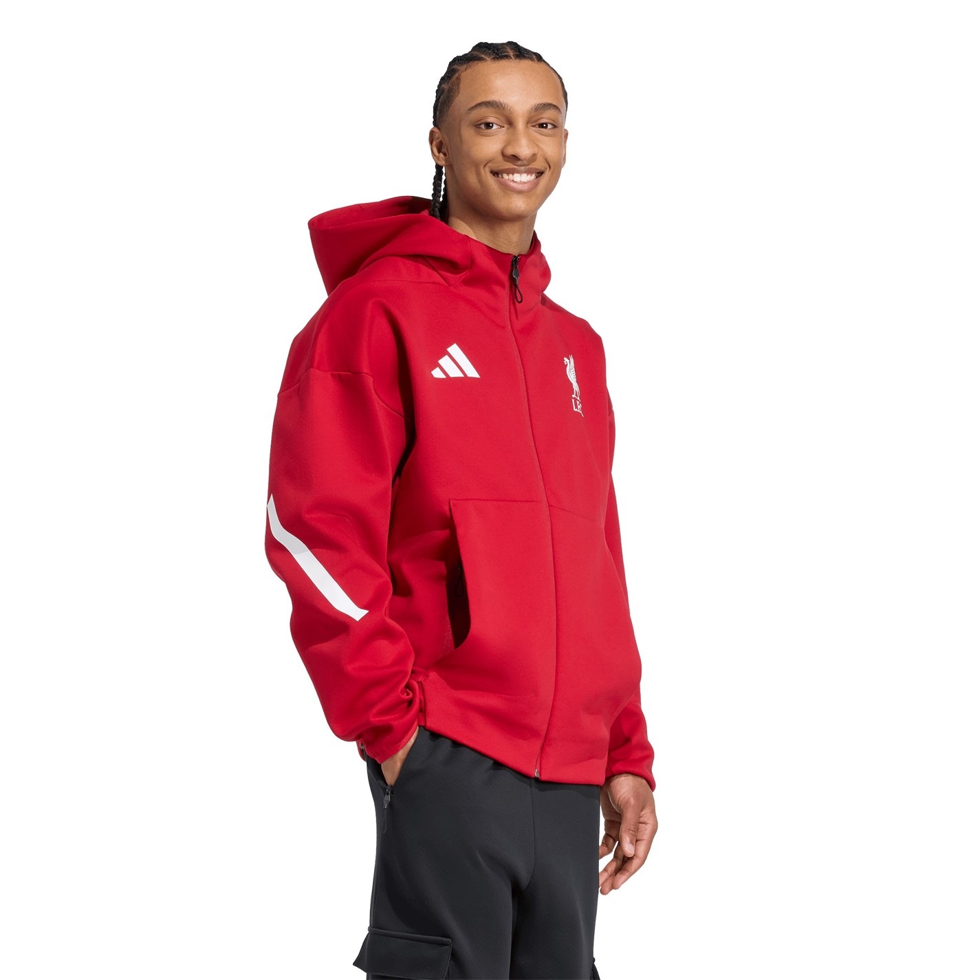 adidas | Liverpool Anthem Jacket Adults | Red | SportsDirect.com