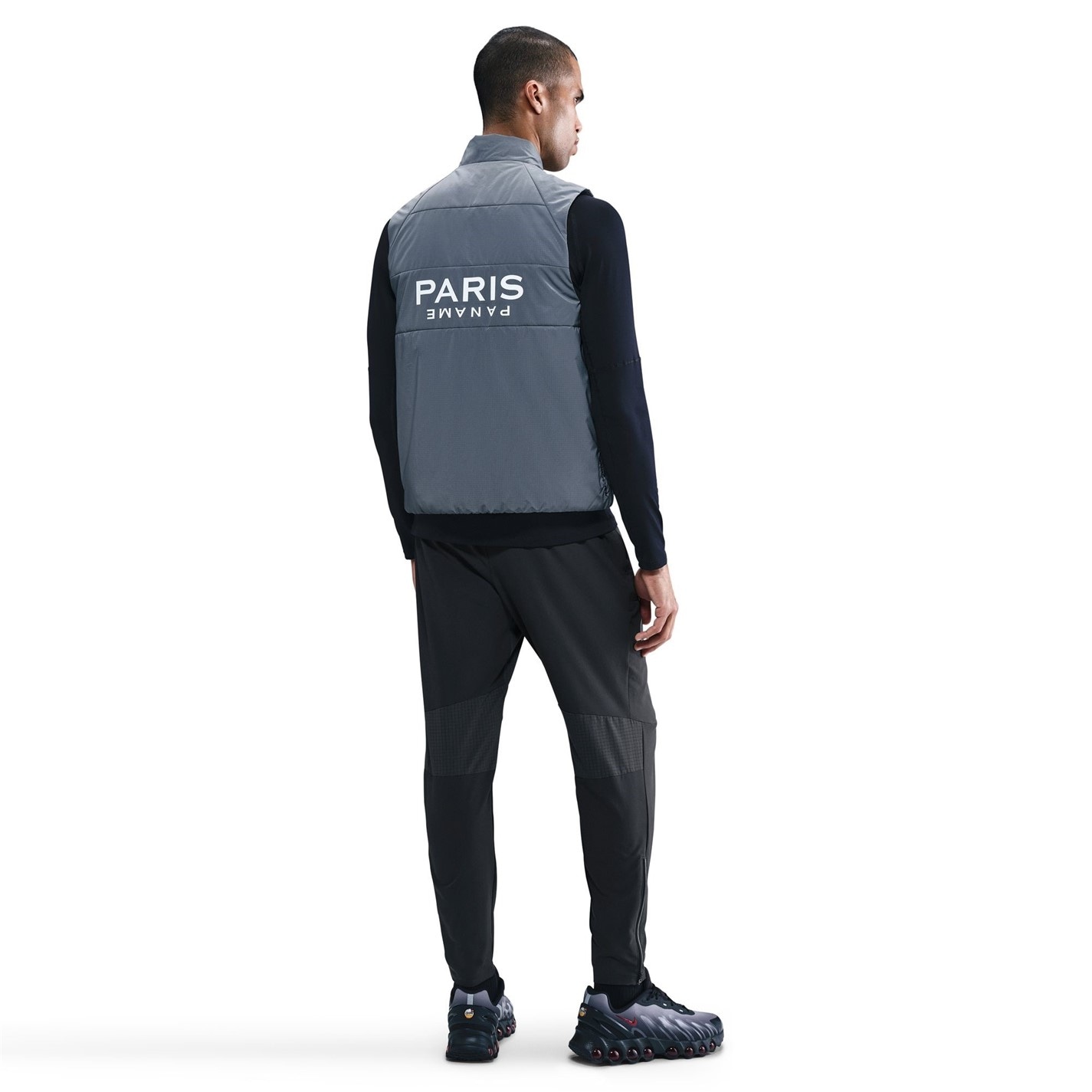 Nike | PSG Reflective Tracksuit Bottoms Mens | Black/Silver ...