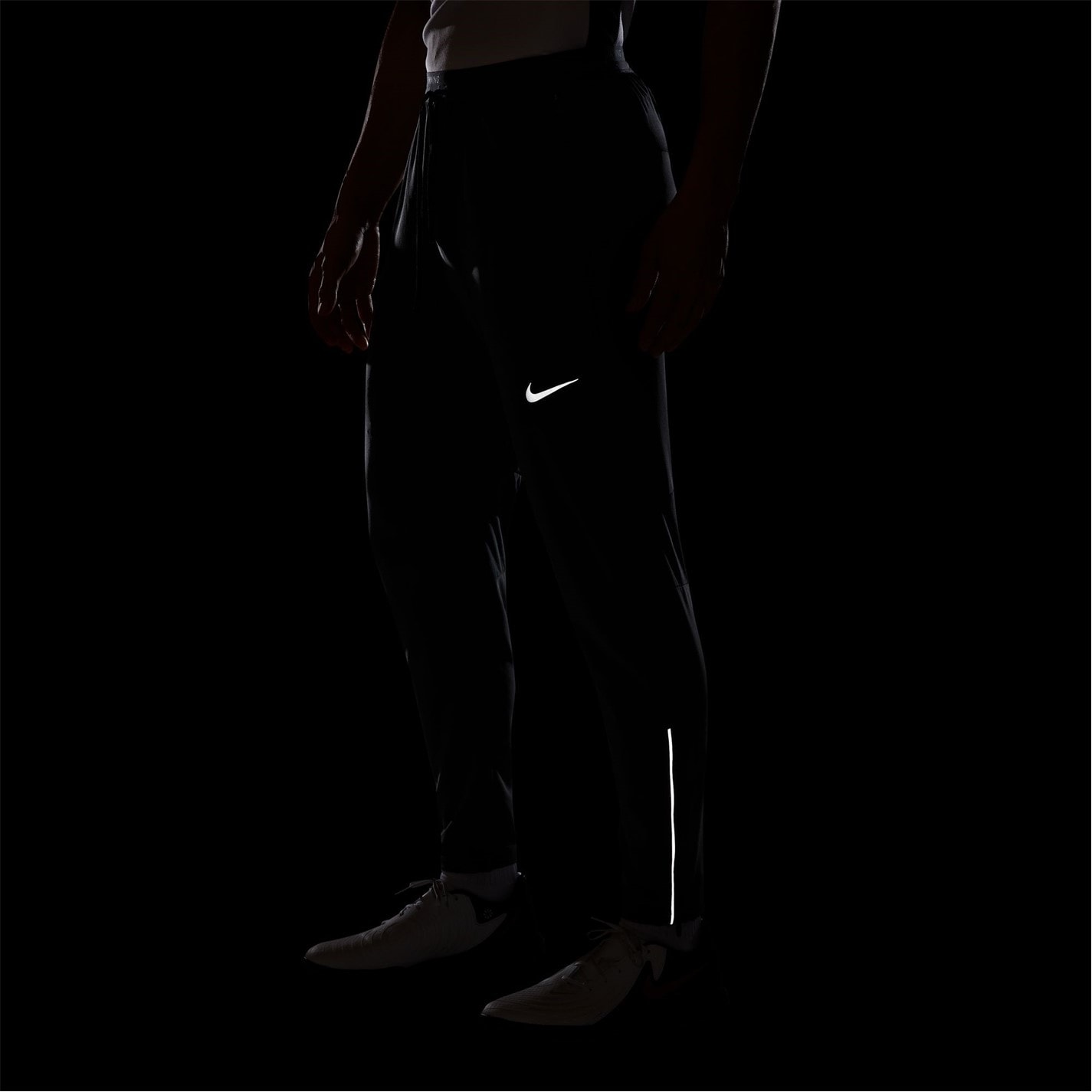 Nike | PSG Reflective Tracksuit Bottoms Mens | Black/Silver ...