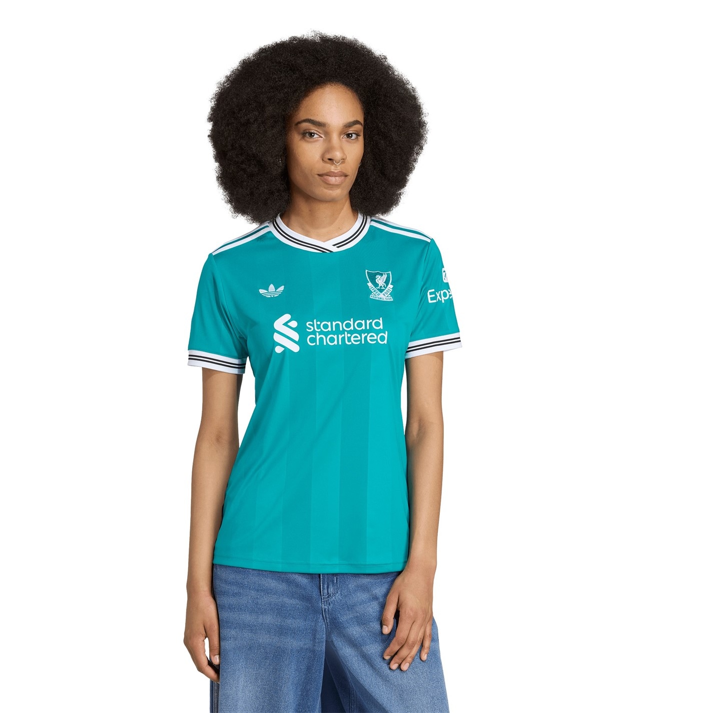 adidas | Liverpool Third Shirt 2025 2026 Womens | Green | SportsDirect.com