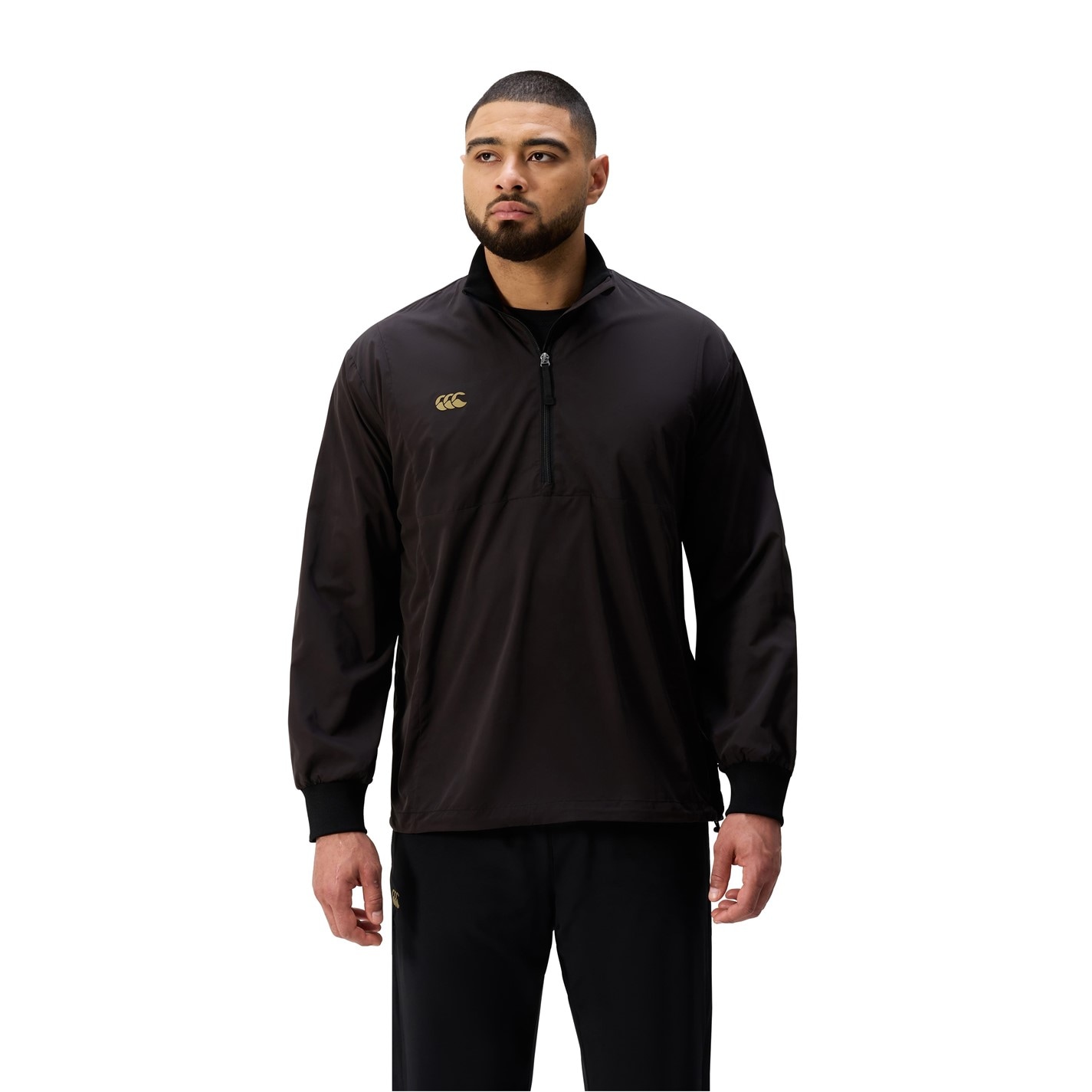 Canterbury | Men's Tempo+ Breakdown Contact Quarter-Zip Long Sleeve ...