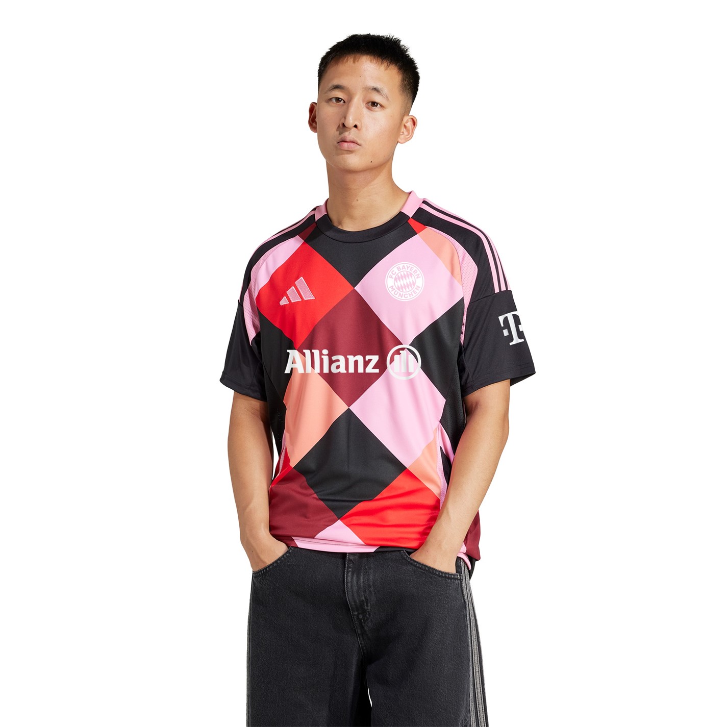 adidas | Mens Bayern Munich Fourth Kit 2025 2026 | Black | SportsDirect.com