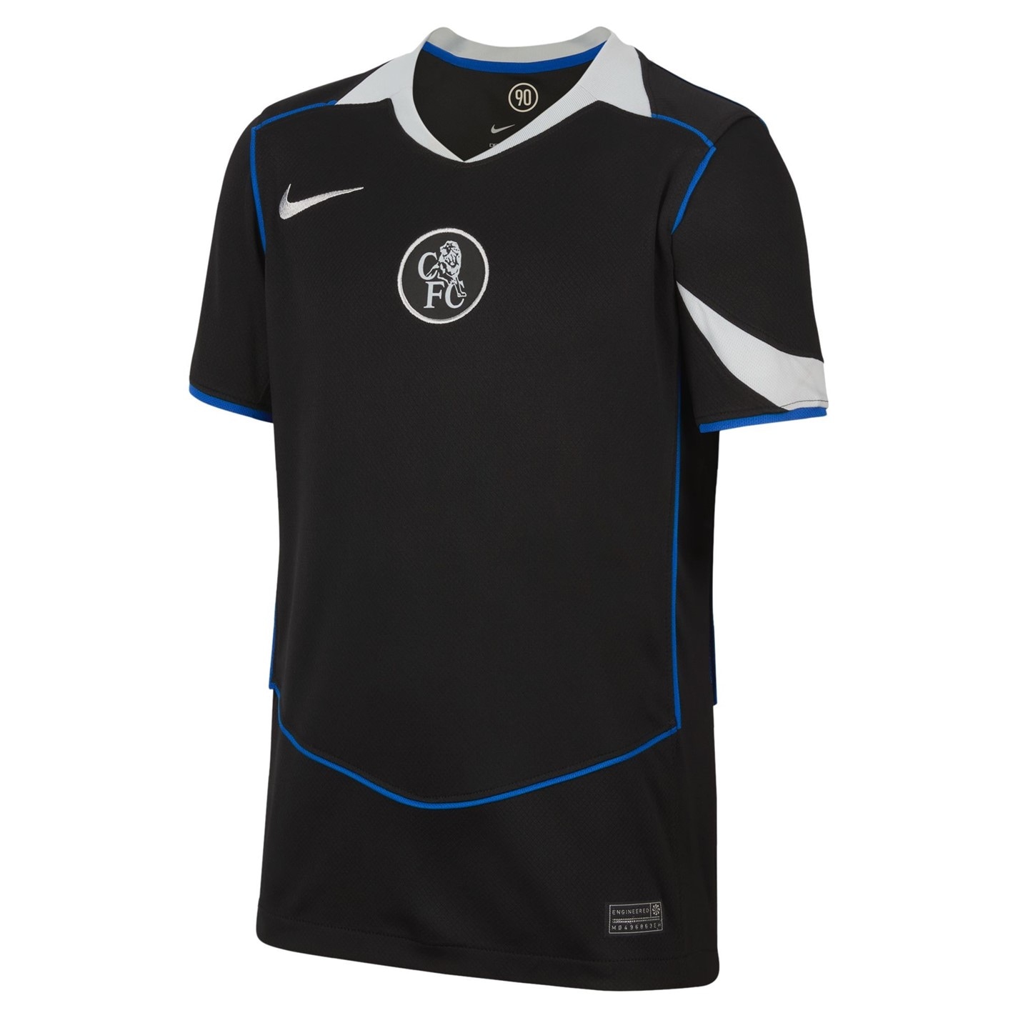 Nike | Chelsea Third Shirt 2025 2026 Juniors | Black/Silver ...