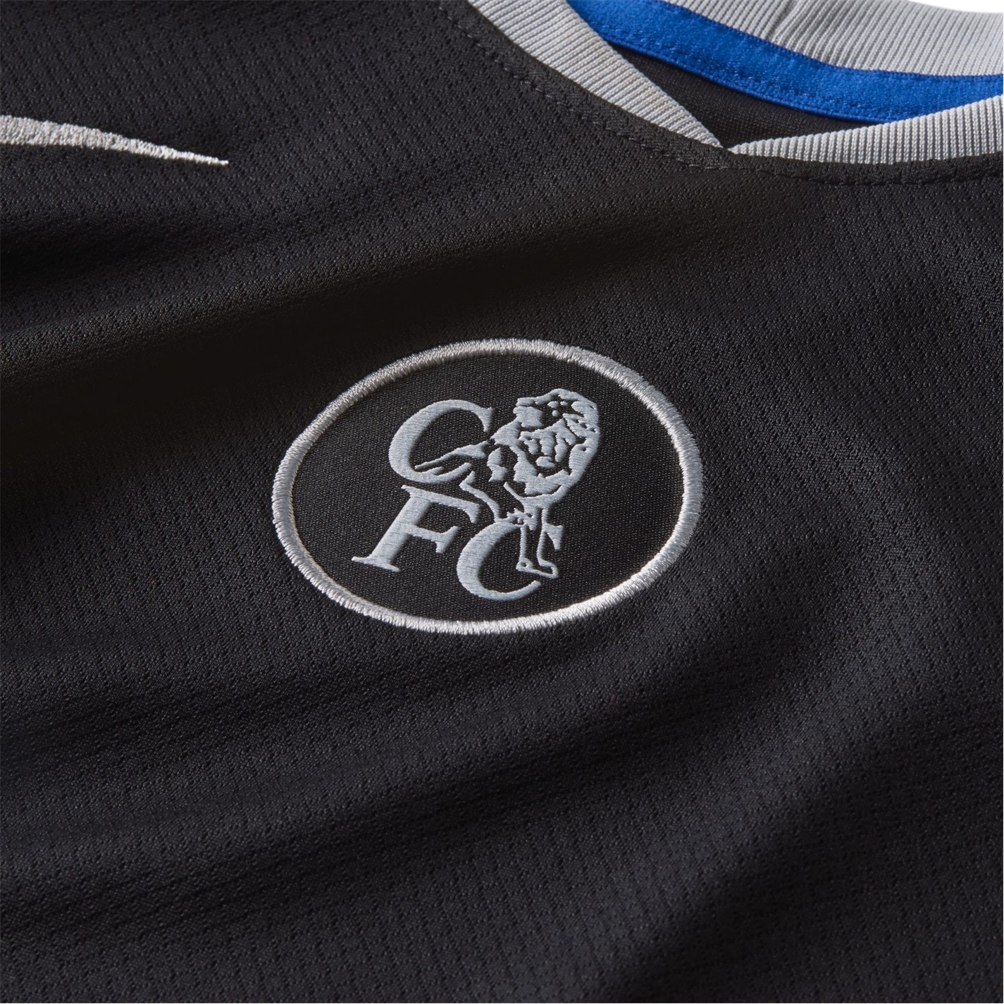 Nike | Chelsea Third Shirt 2025 2026 Juniors | Black/Silver ...
