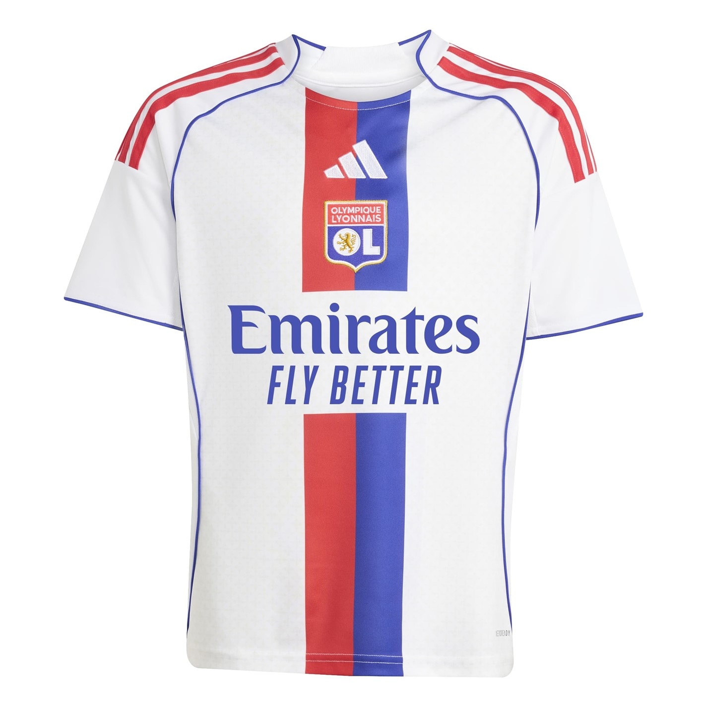 adidas | Lyon Home Shirt 2025 2026 Juniors | White | SportsDirect.com