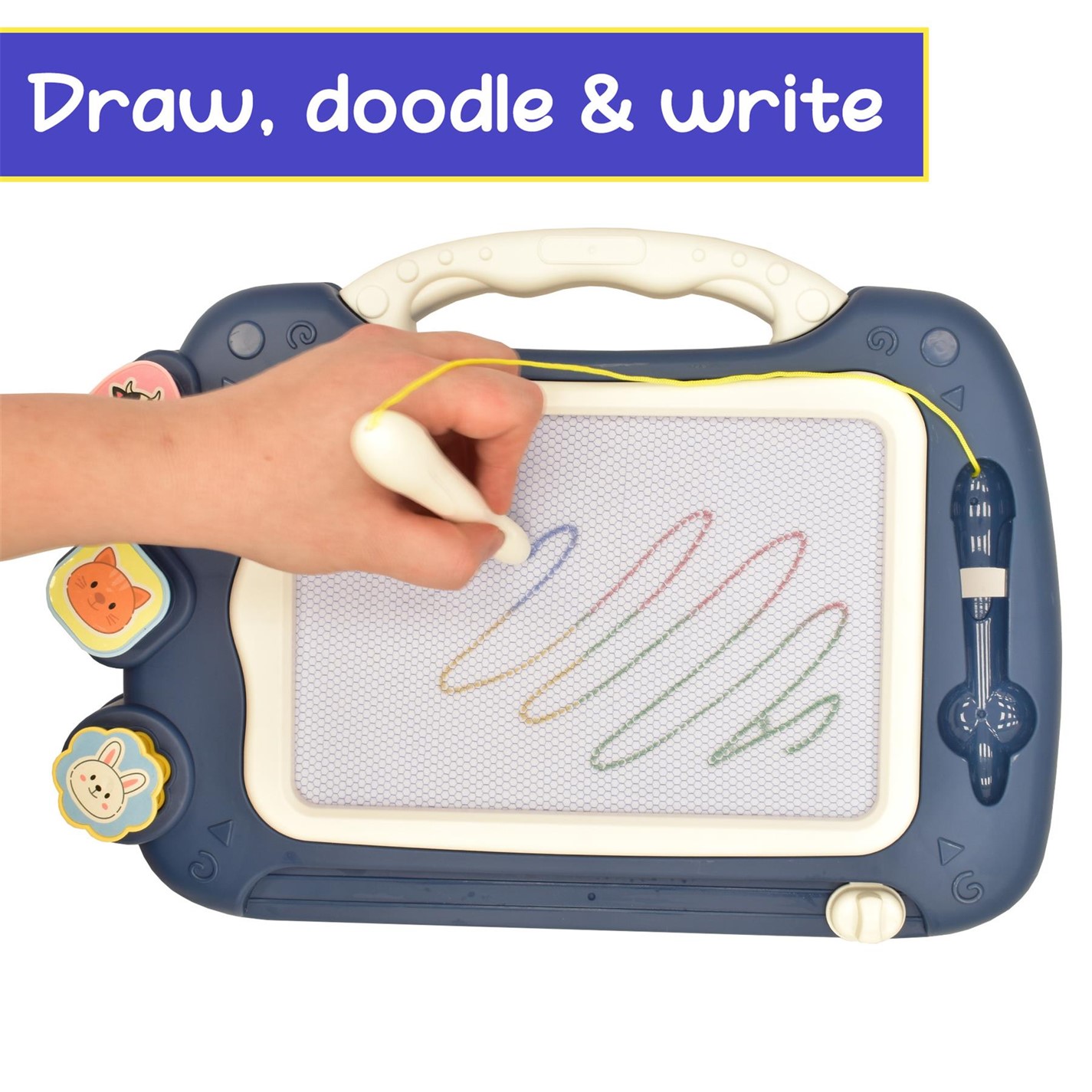 Planet Direct | KandyToys Magnetic Drawing Board with Detachable L ...