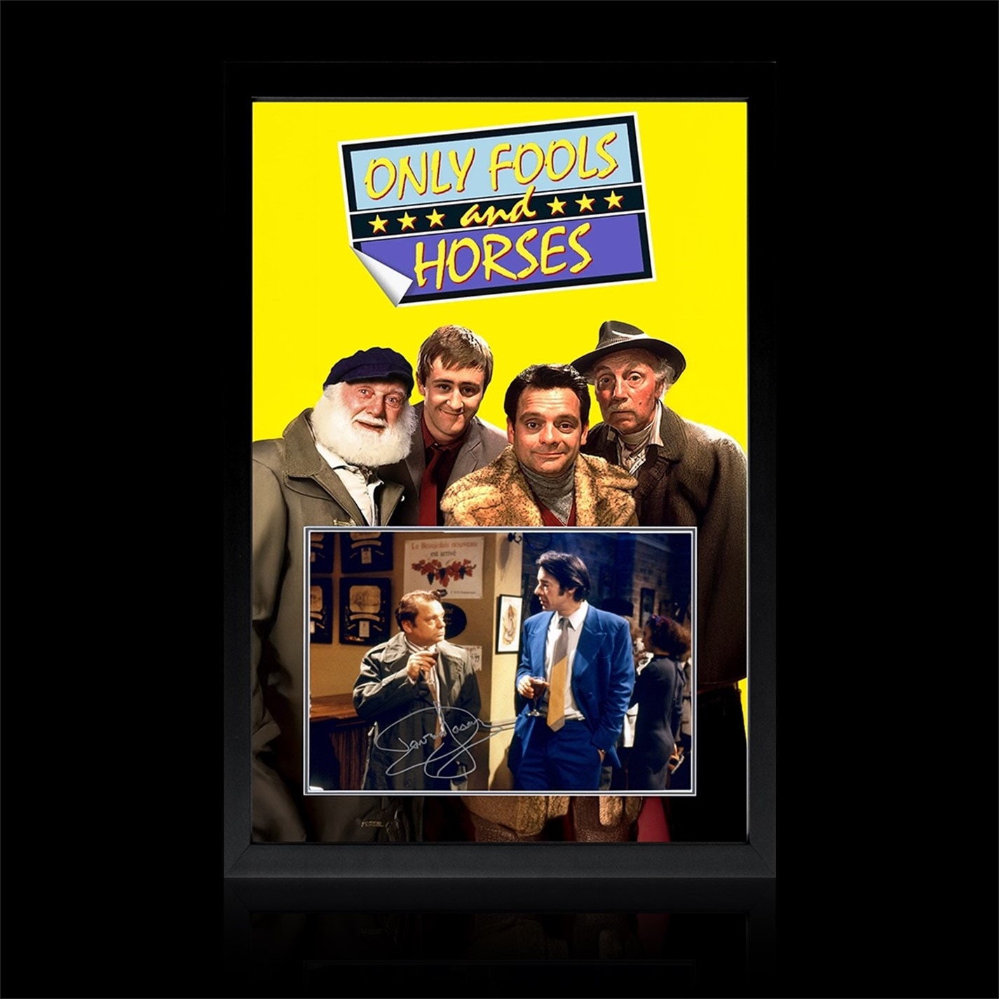 The Fan Cave | David Jason Signed Only Fools and Horses Frame | Yellow ...