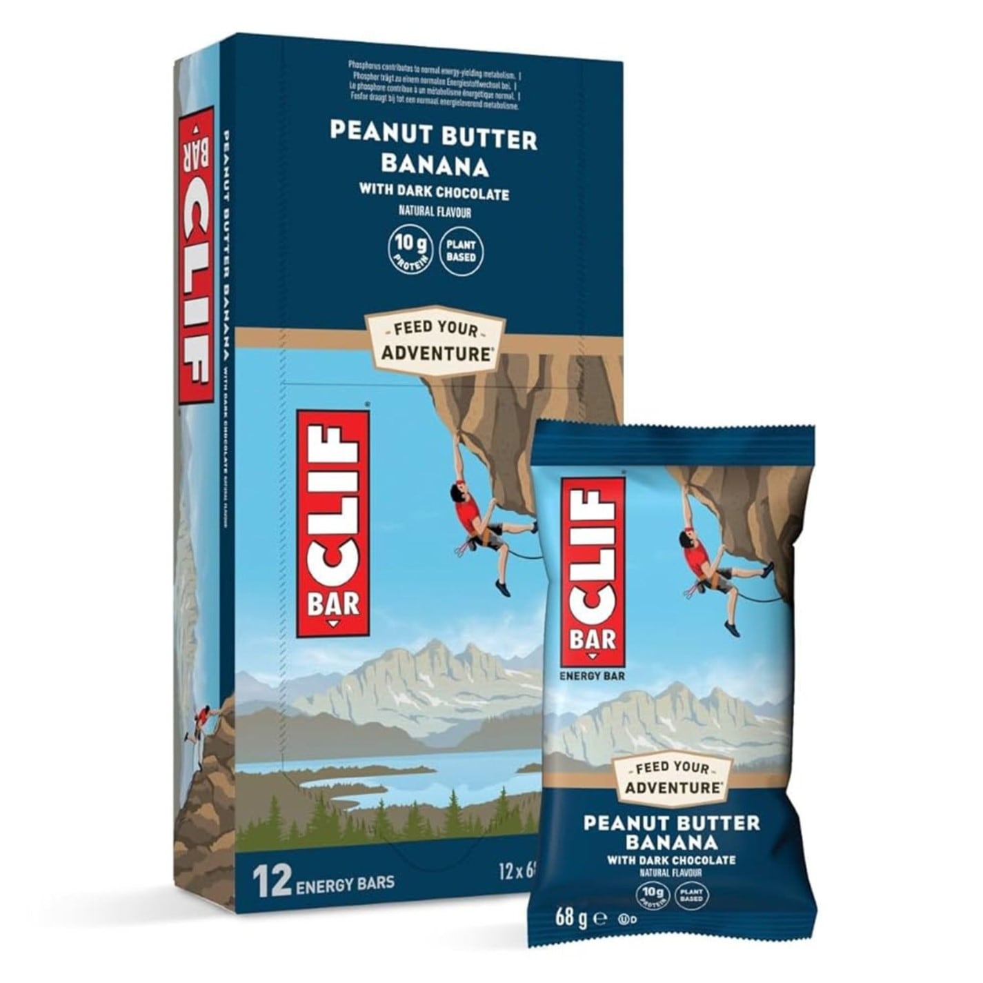 Clif Bar | Clif Vegan Energy Bars (12 x 68g Bars) | Nutrition Bars ...