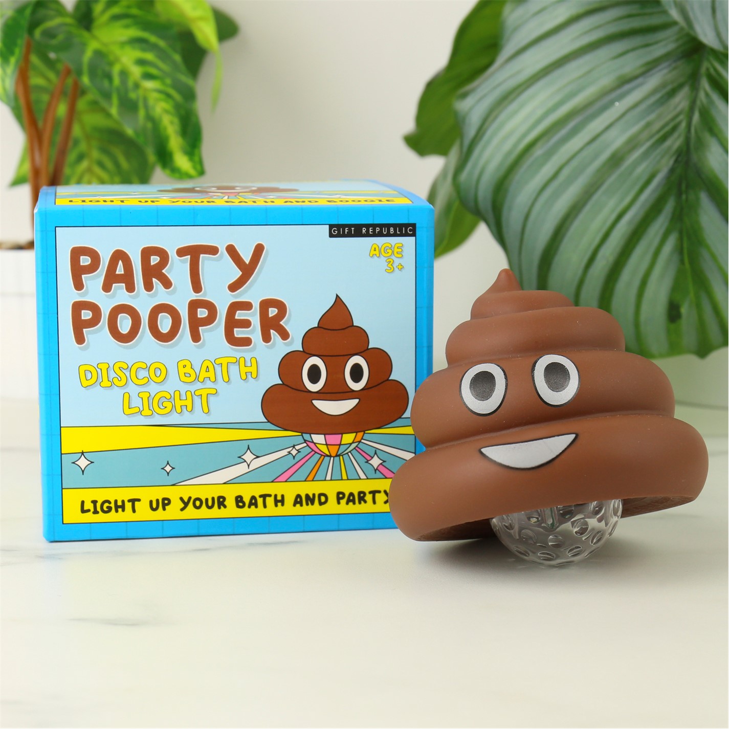 Gift Republic | PARTY POOPER DISCO BATH LIGHT | Multi | SportsDirect.com