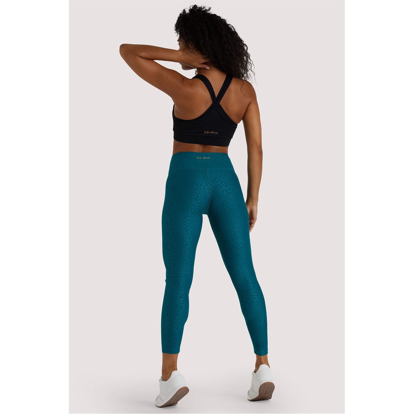 Wolf and Whistle | Teal Wet Look Croc Leggings | Teal | SportsDirect.com