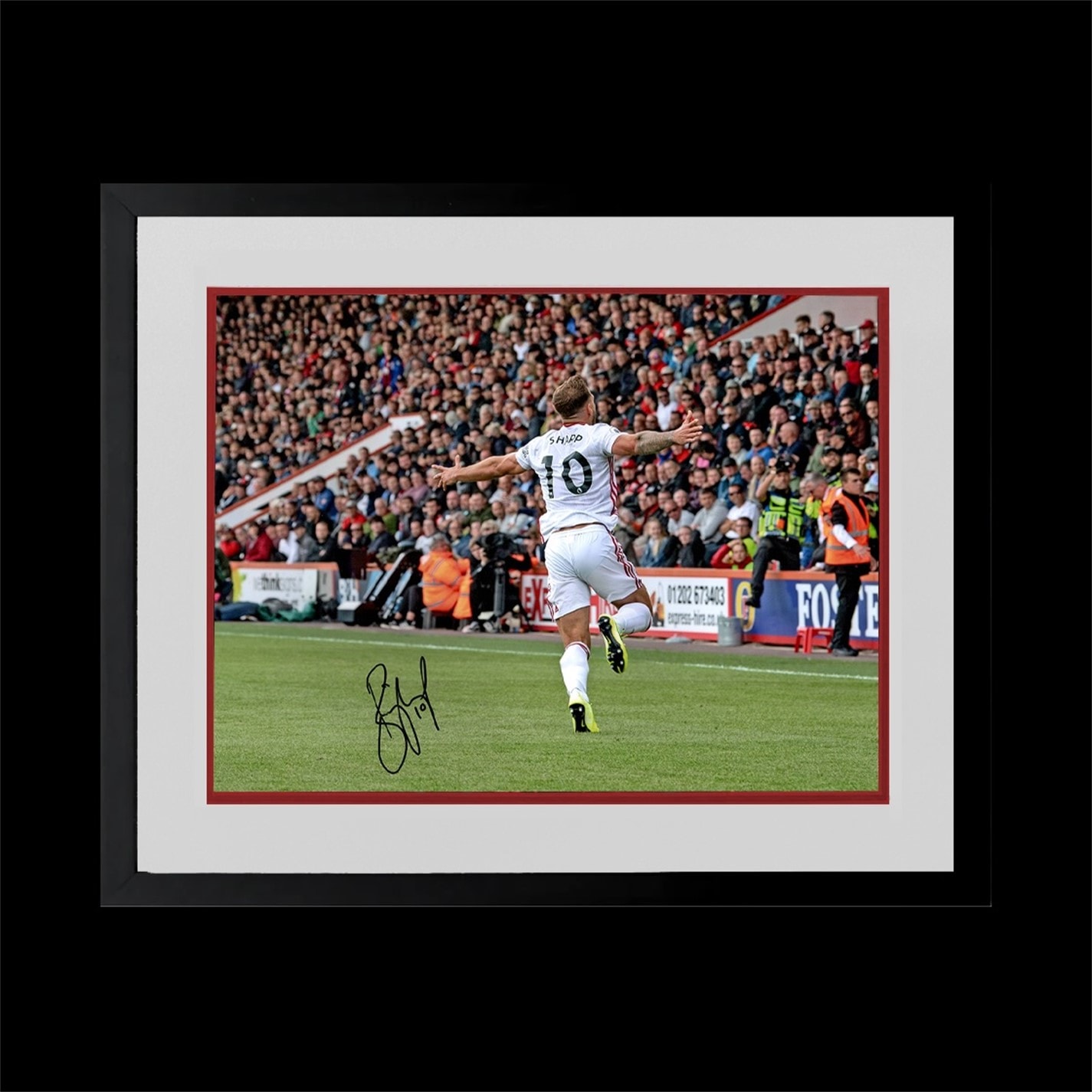 The Fan Cave | Billy Sharp Signed Sheffield Utd 16x12 Image Delux | Red ...
