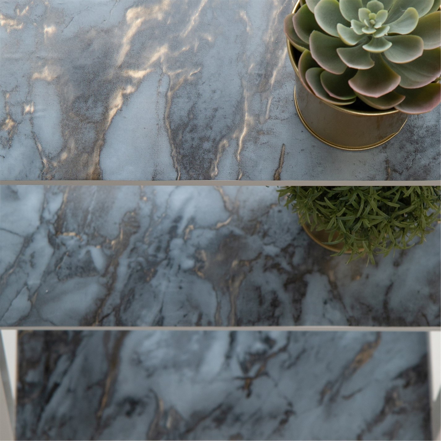 D C Fix | dc fix Marble Romeo Gold Self Adhesive Vinyl Pack | Blue/Gold ...