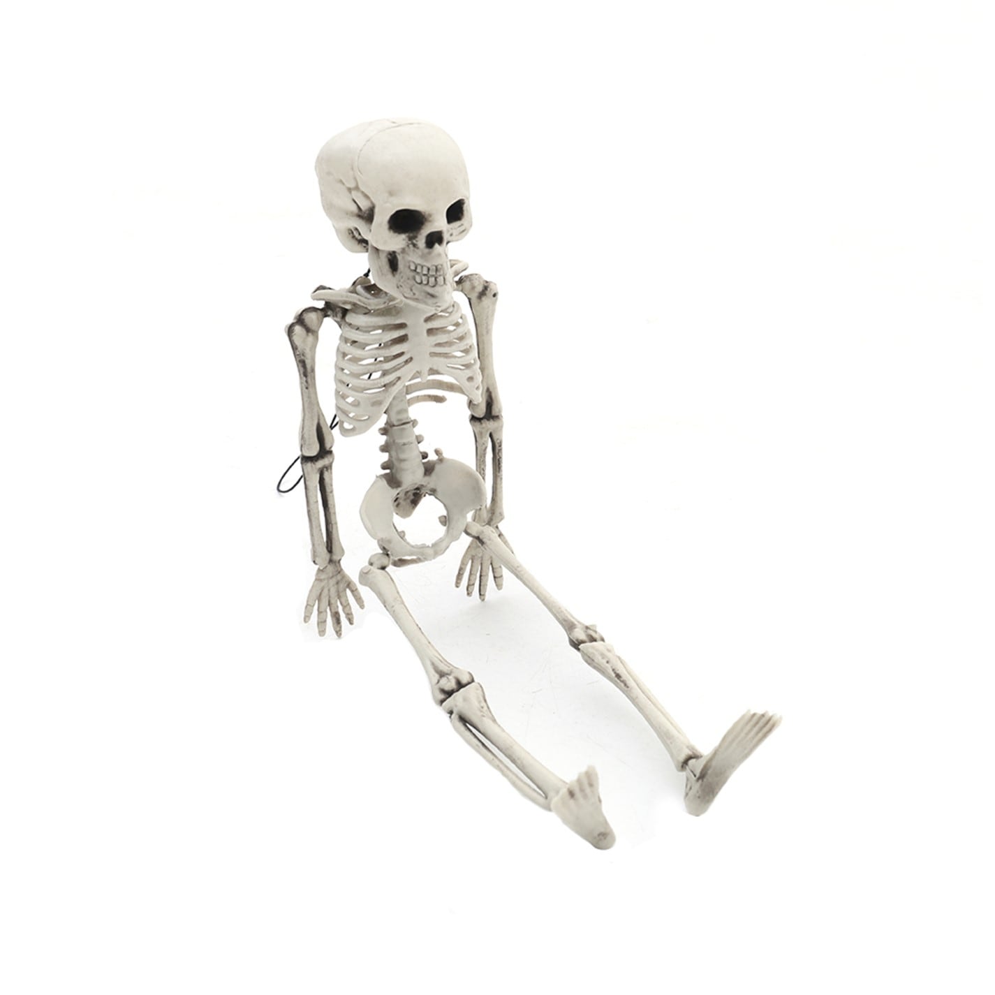 LIFE IDEAS | Realistic Posable Hanging Skeleton for Halloween ...