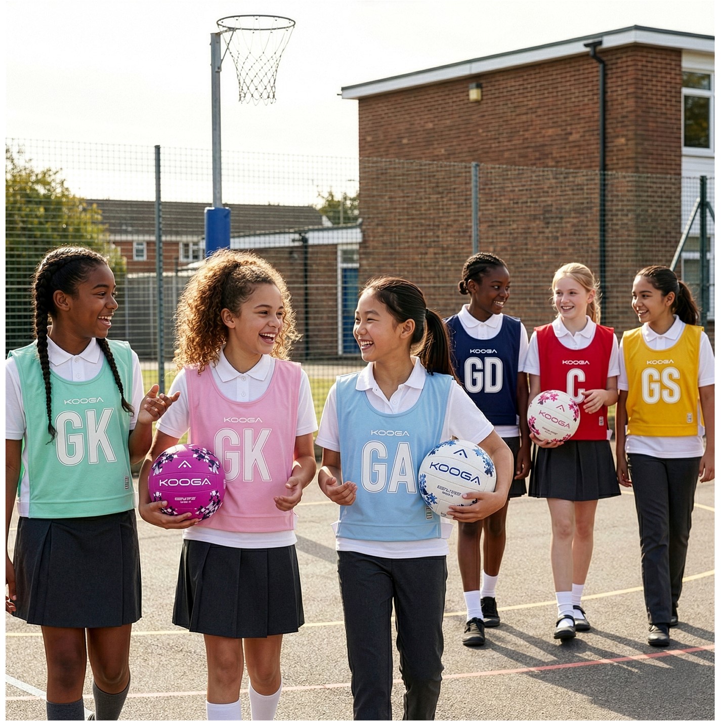 KooGa | Kooga Netball Training Bibs (Set of 7) | Bibs | SportsDirect.com