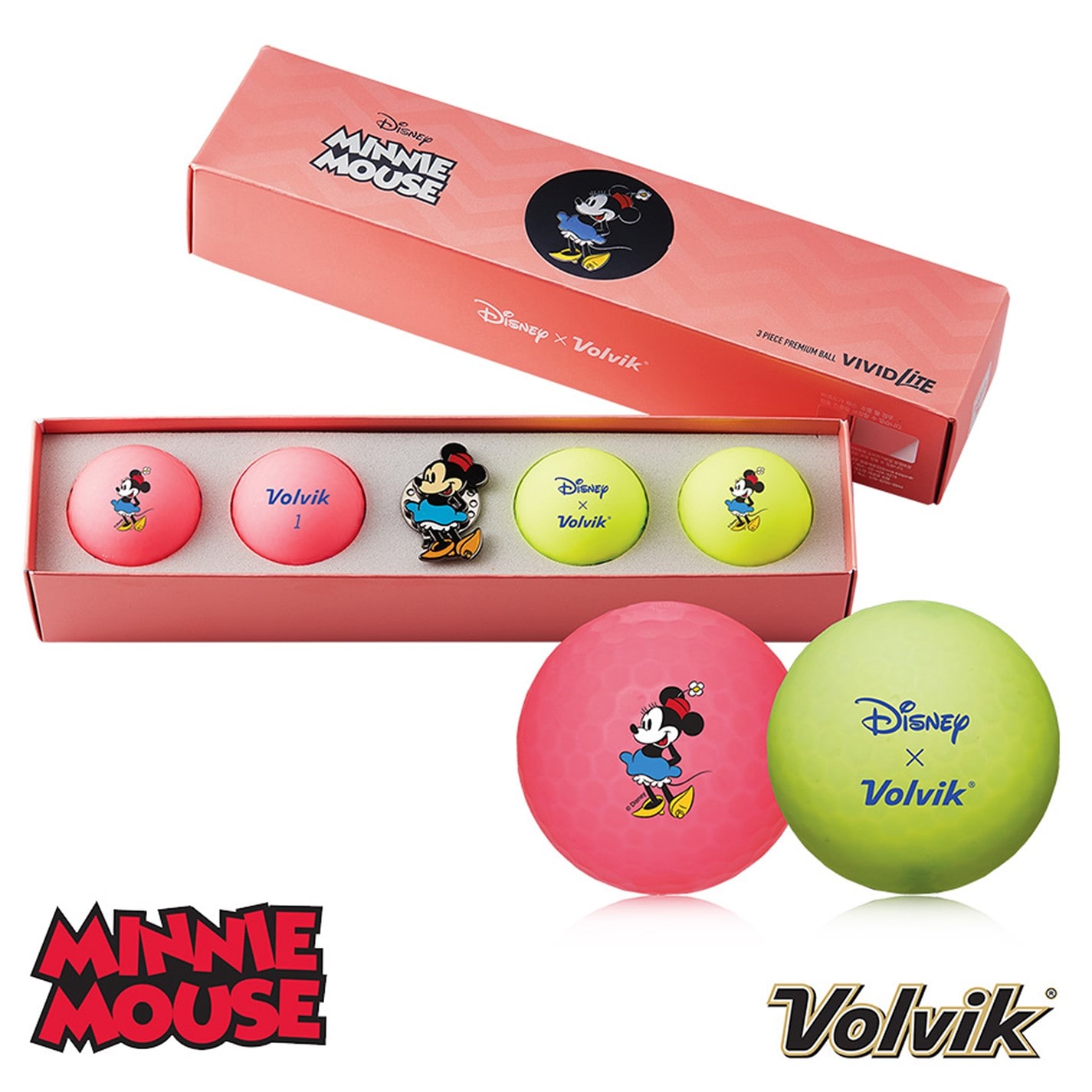 Volvik | Disney Vivid Lite Goll Balls | Golf Balls | SportsDirect.com