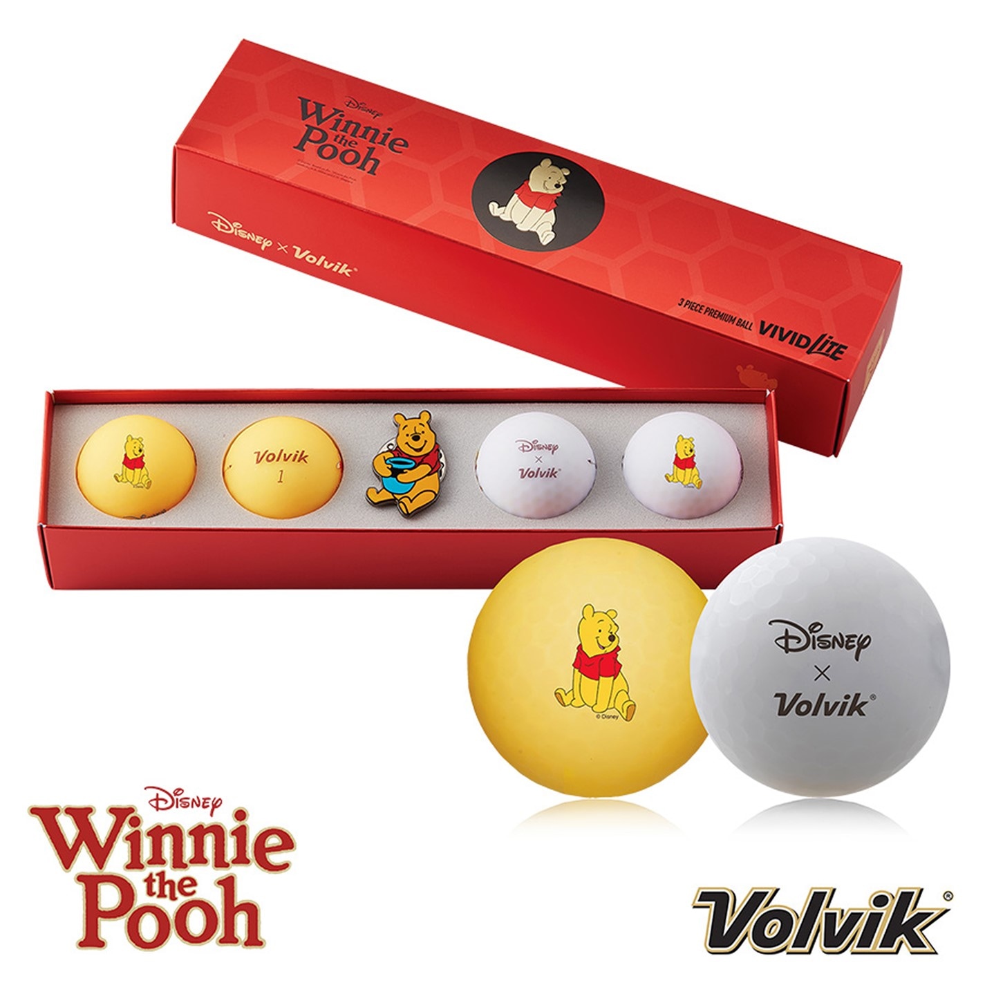 Volvik | Disney Vivid Lite Goll Balls | Golf Balls | SportsDirect.com