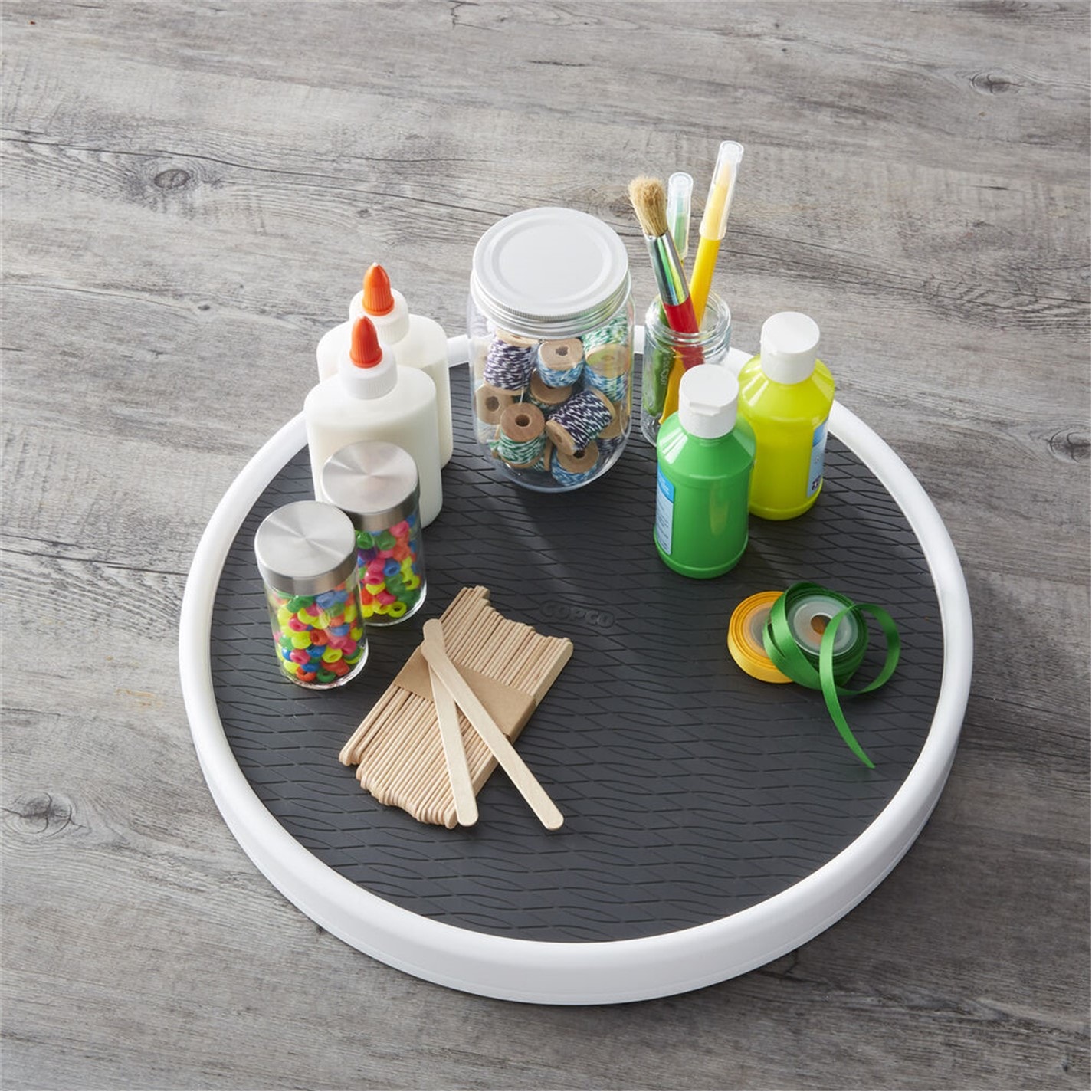 Copco | Copco Basics Non-Skid Plastic Lazy Susan Turntable | Grey ...