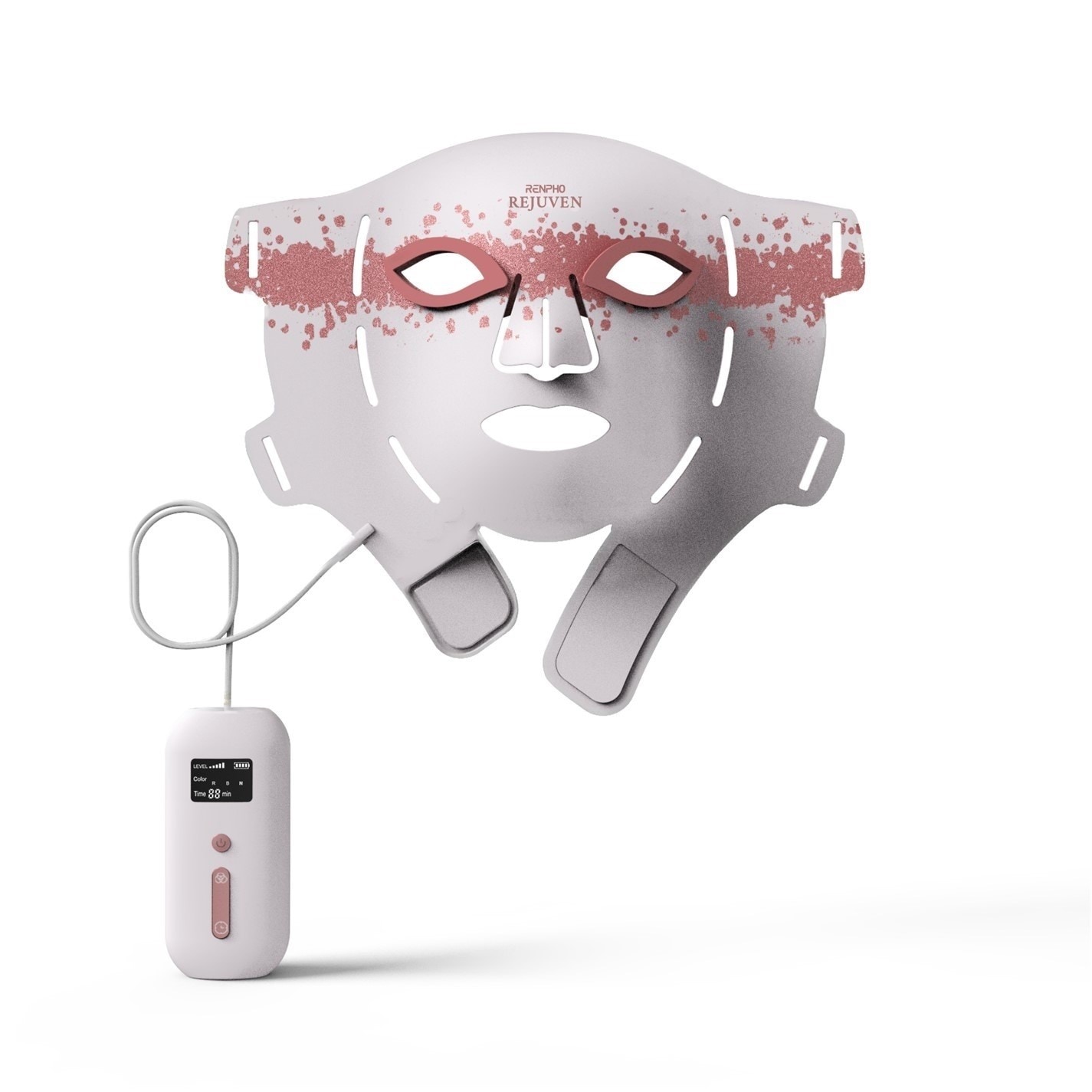 Renpho | ARTEMIS BLUSH LED Light Therapy Mask | White | SportsDirect.com