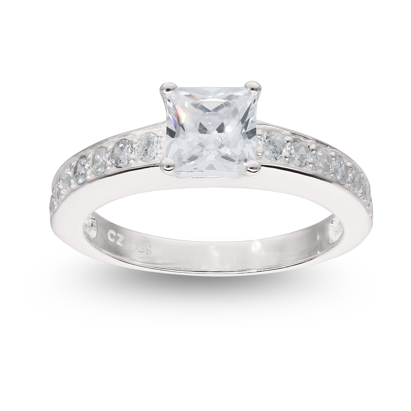 Be You | Sterling Silver CZ Ring | Silver | SportsDirect.com