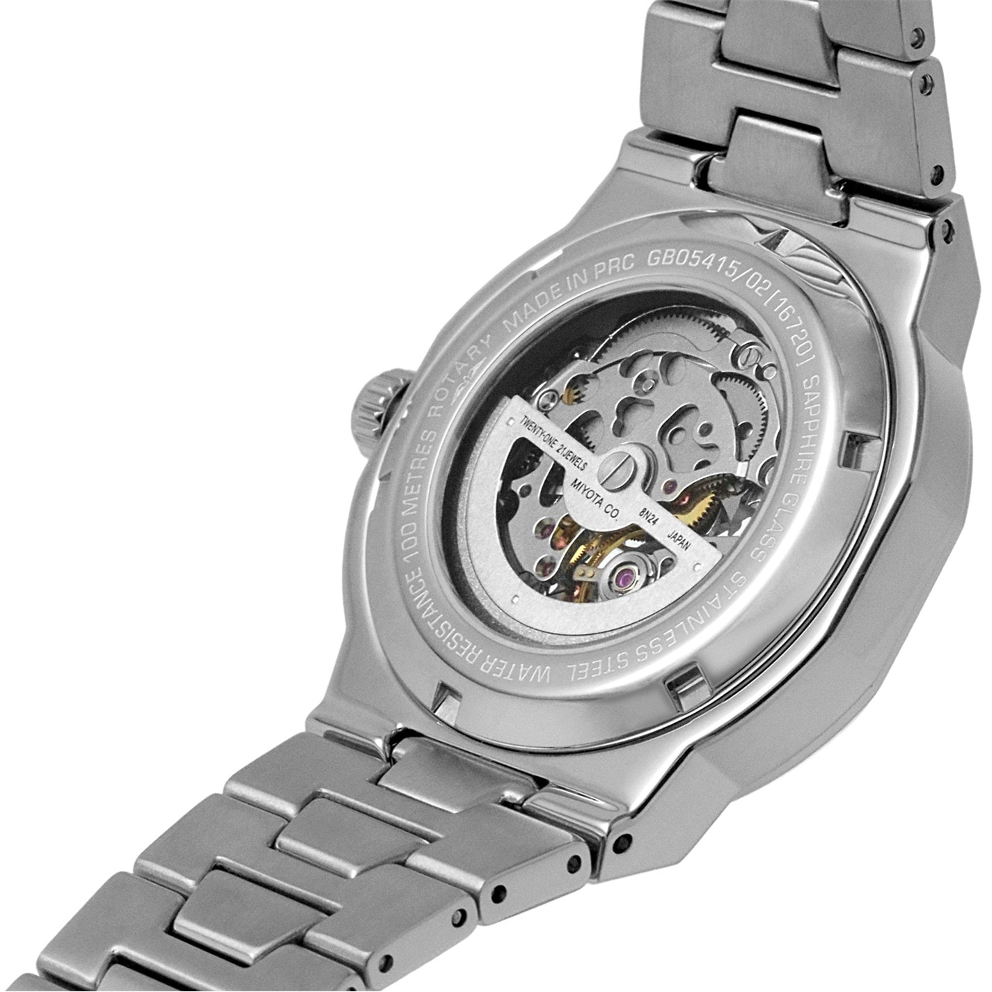 Rotary | Mens Rotary Regent Automatic Automatic Watch | Silver And ...