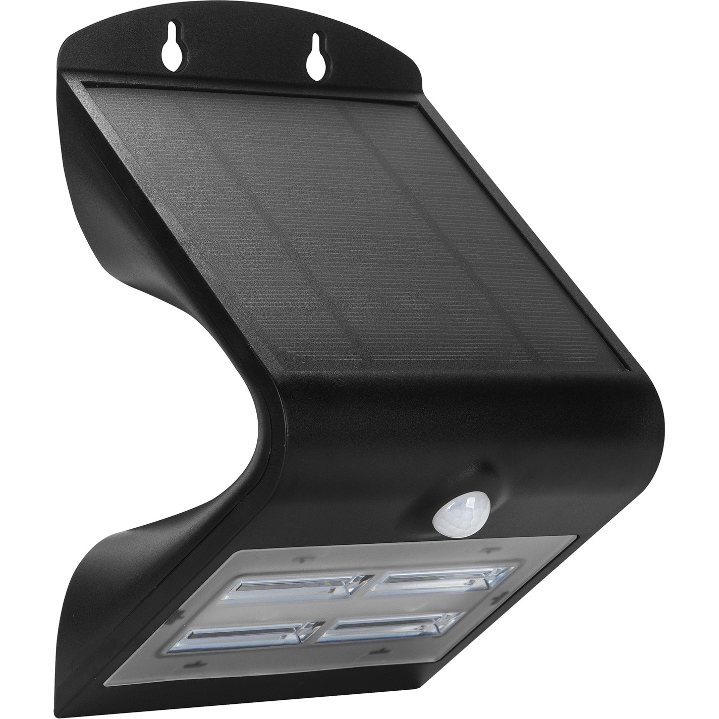 Luceco | Solar Guardian Angled Wall Light With PIR | Black ...