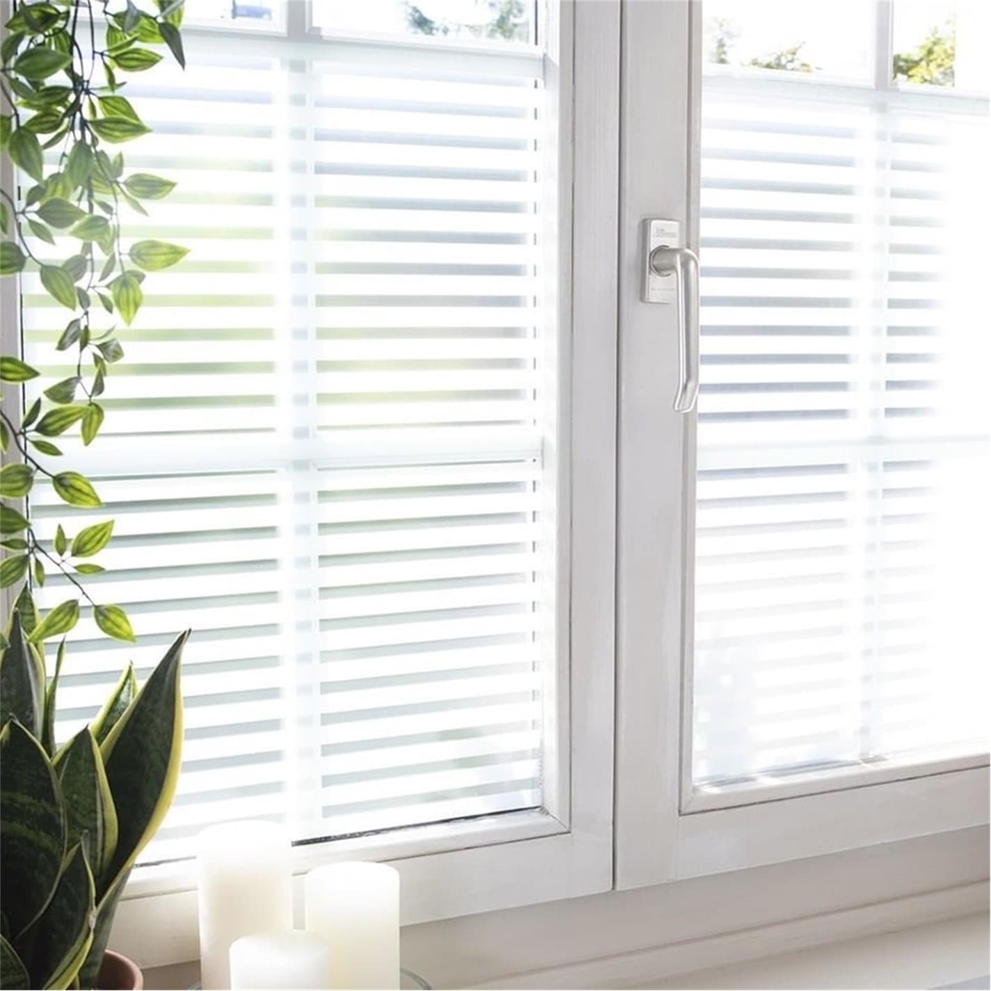 D C Fix | dc fix Linia Static Cling Window Film | White/Clear ...