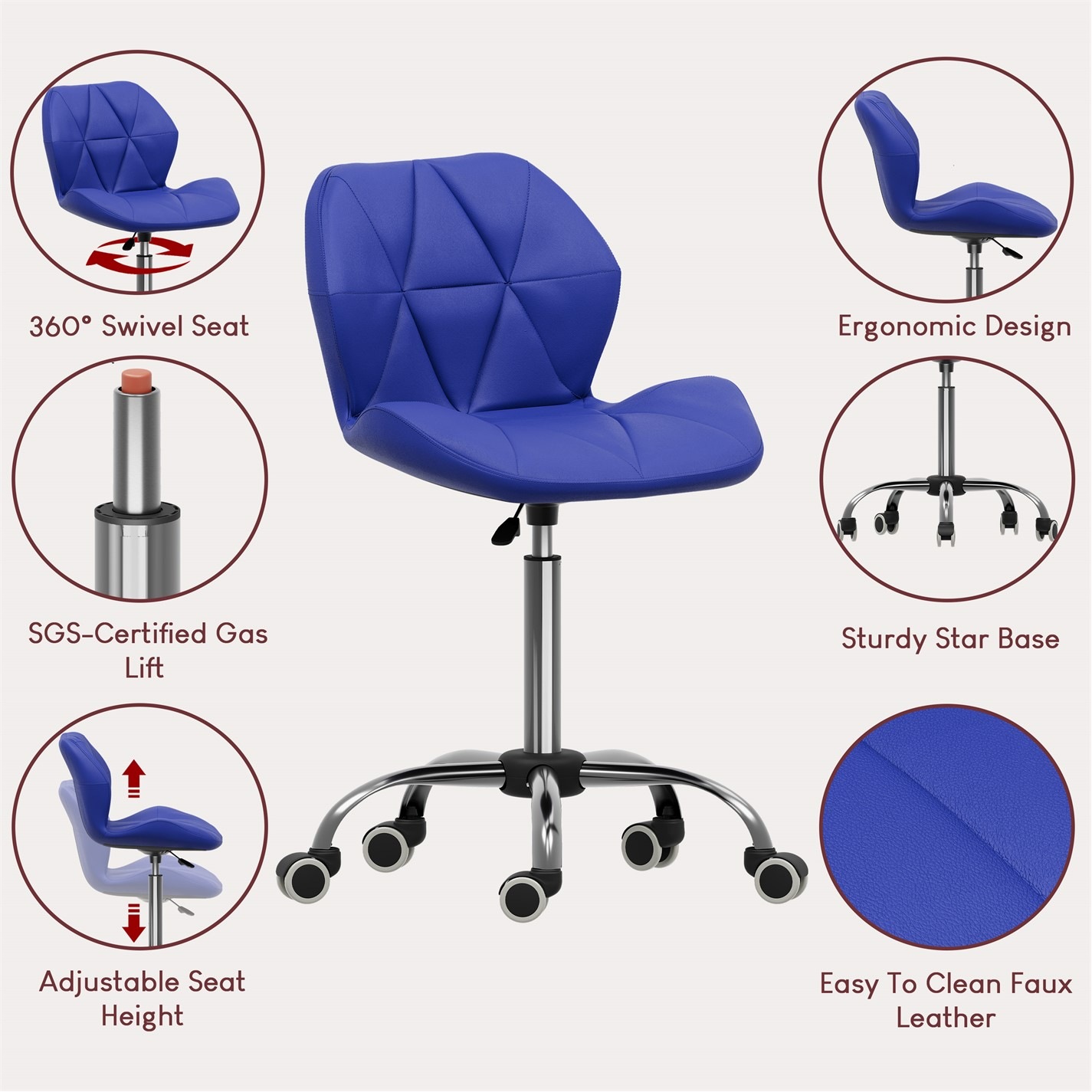 Lassic | Vida Designs Geo Office Chair UKFR | Office Chairs ...