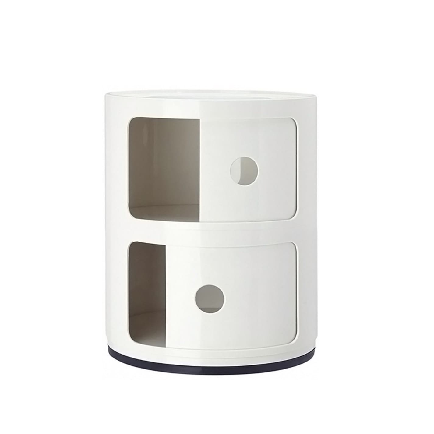 LIFE IDEAS | Cylindrical Multi-Tier Plastic Drawer Unit | Plastic ...