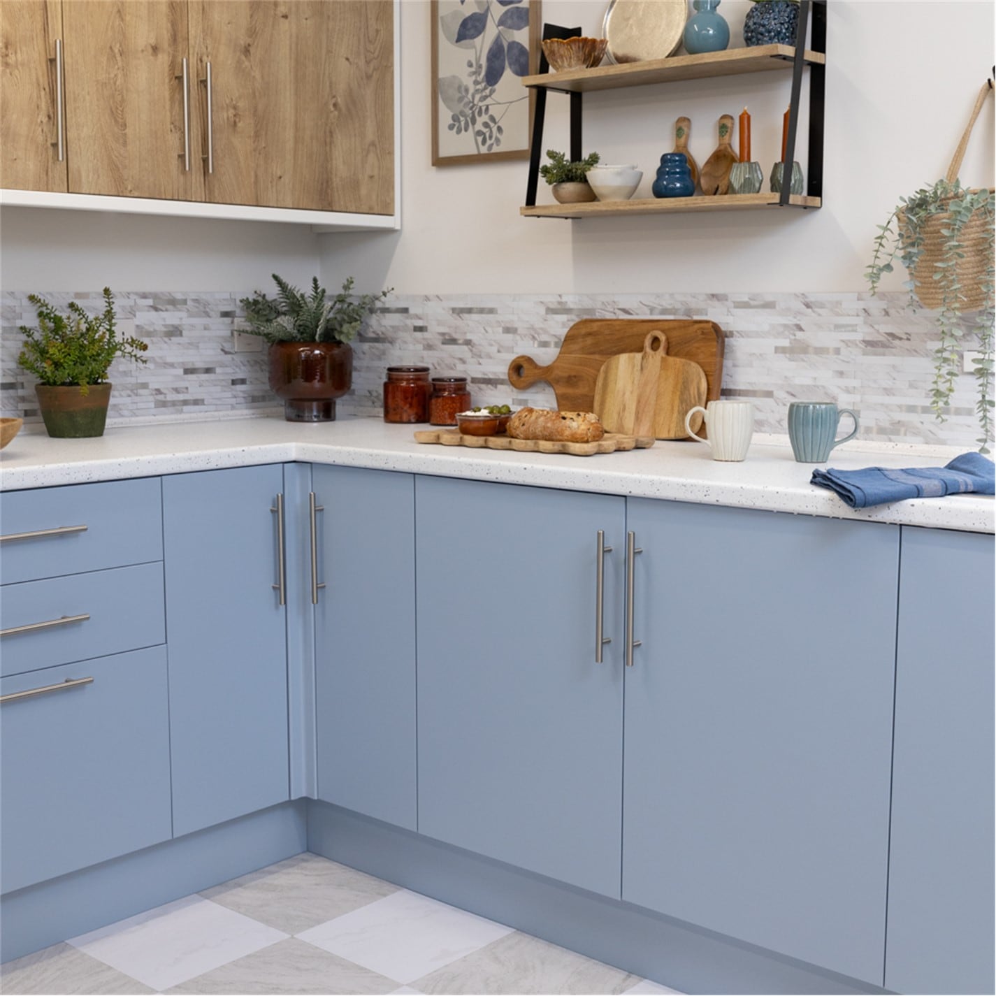 D C Fix | dc fix Matt Heritage Blue Self Adhesive Vinyl Pk 3 | Blue ...