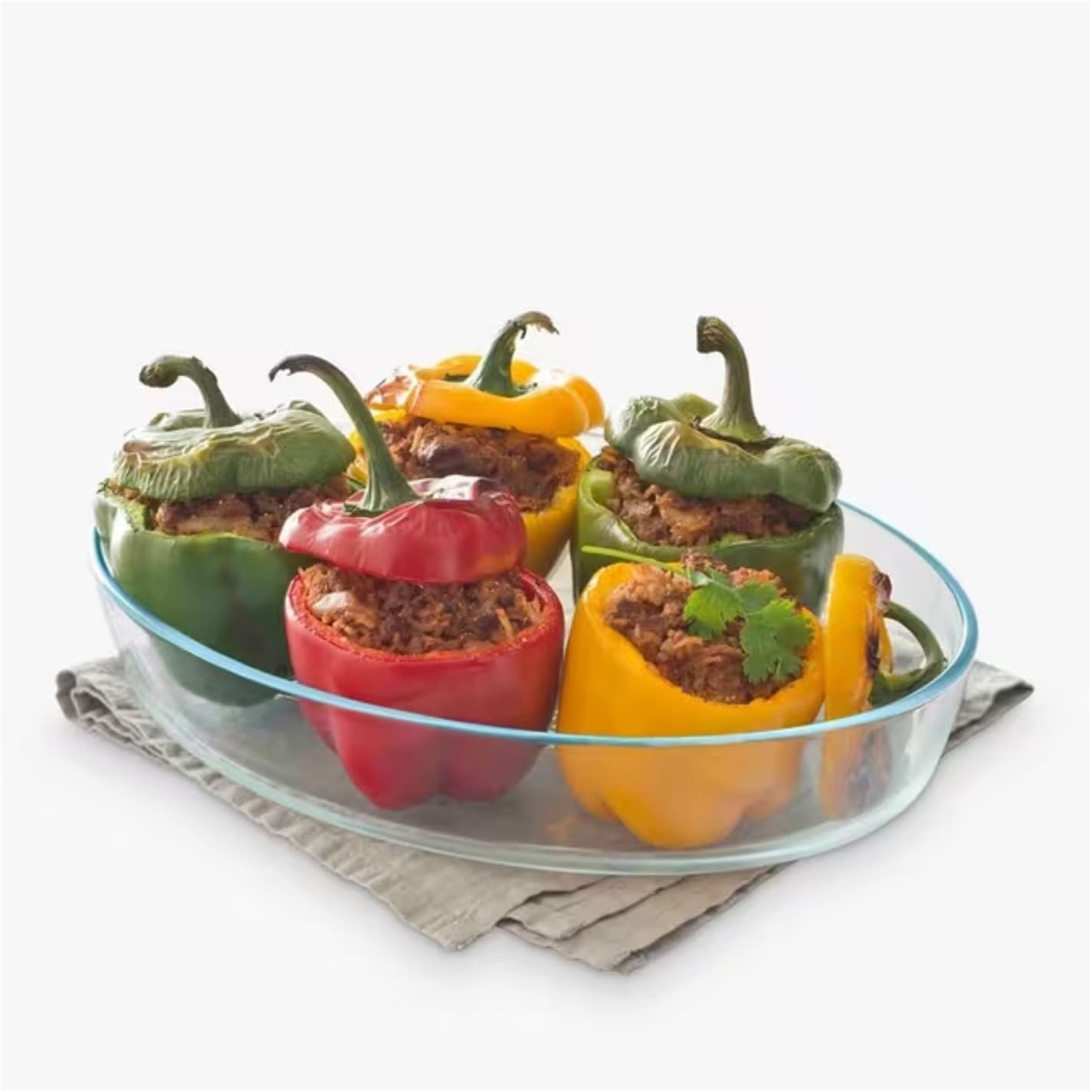 Pyrex | Essentials Oval Glass Roasting Dish 3L | None | SportsDirect.com