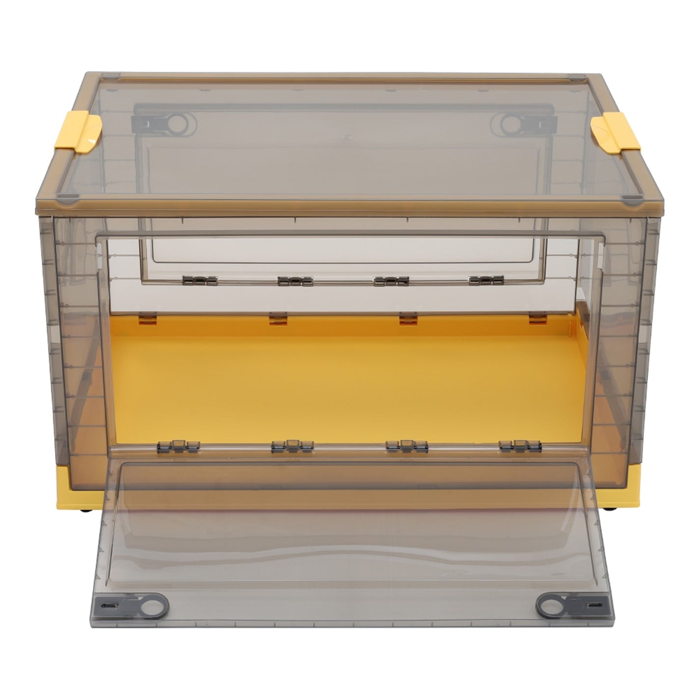 LIFE IDEAS | 3-Piece Folding Storage Boxes with Wheels | Plastic ...