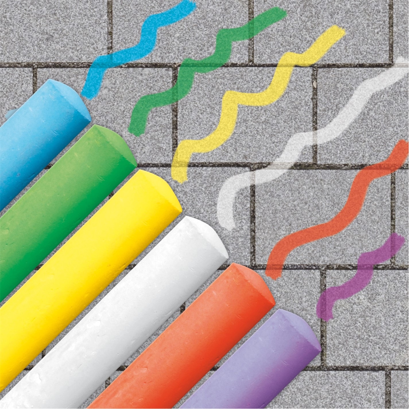 SES Creative | Playground chalk 6 pack | Multi | SportsDirect.com