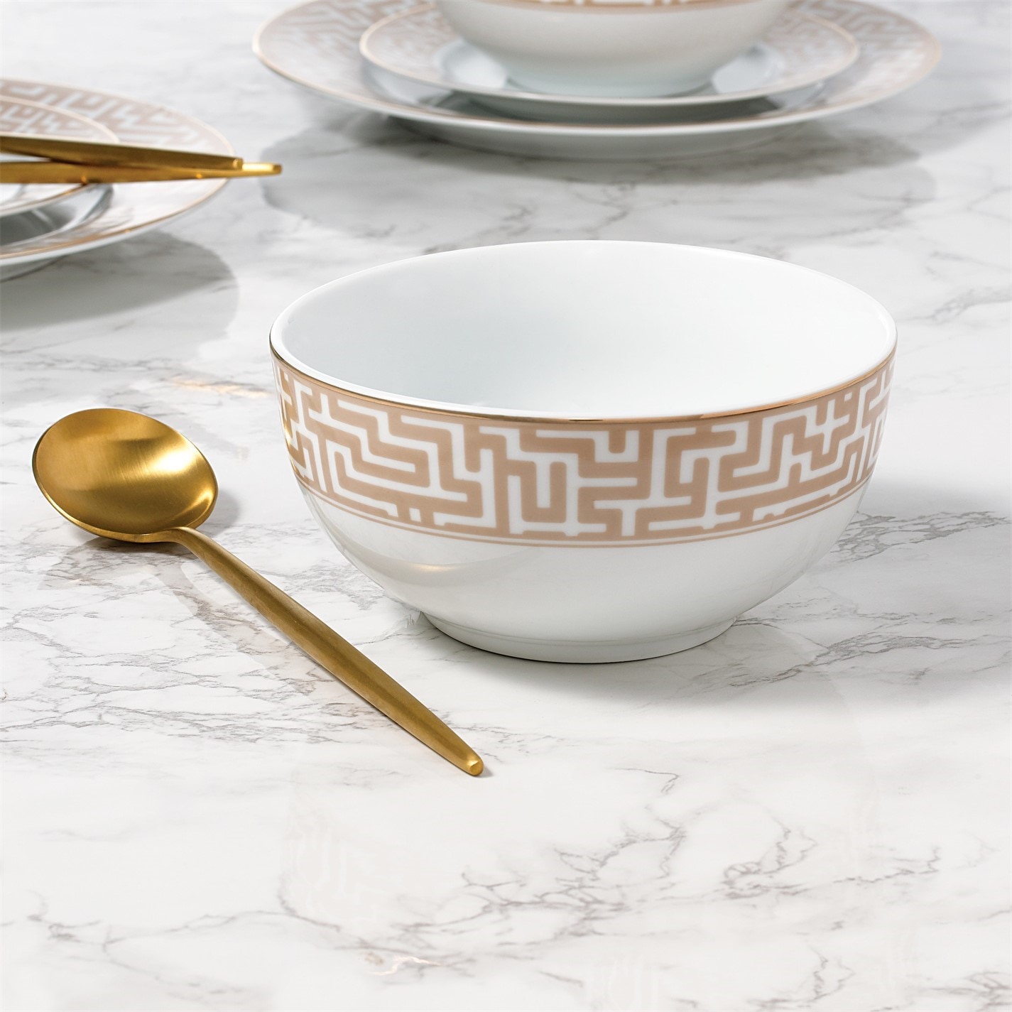 Waterside | 12pc Mosaic Dinner Set | Multi | SportsDirect.com