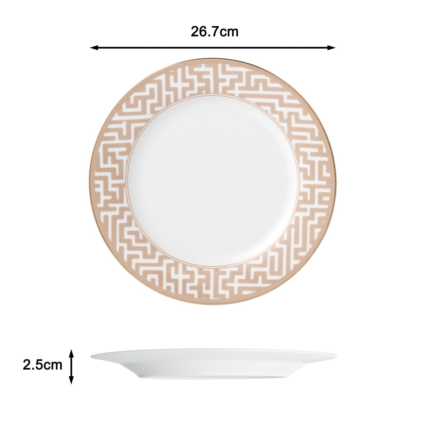 Waterside | 12pc Mosaic Dinner Set | Multi | SportsDirect.com