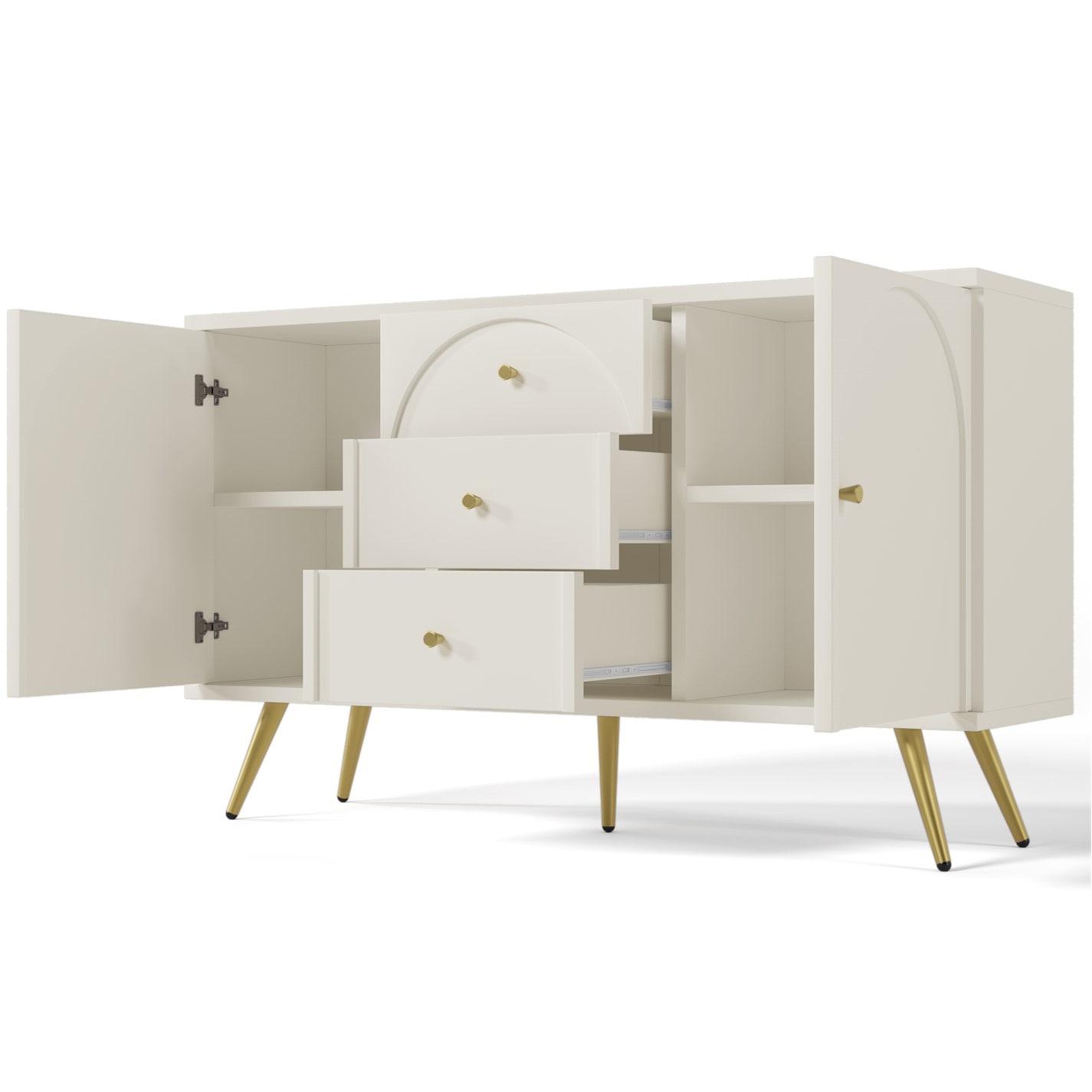 Urban Meuble | White Sideboard Modern Design Ample Storage | White ...