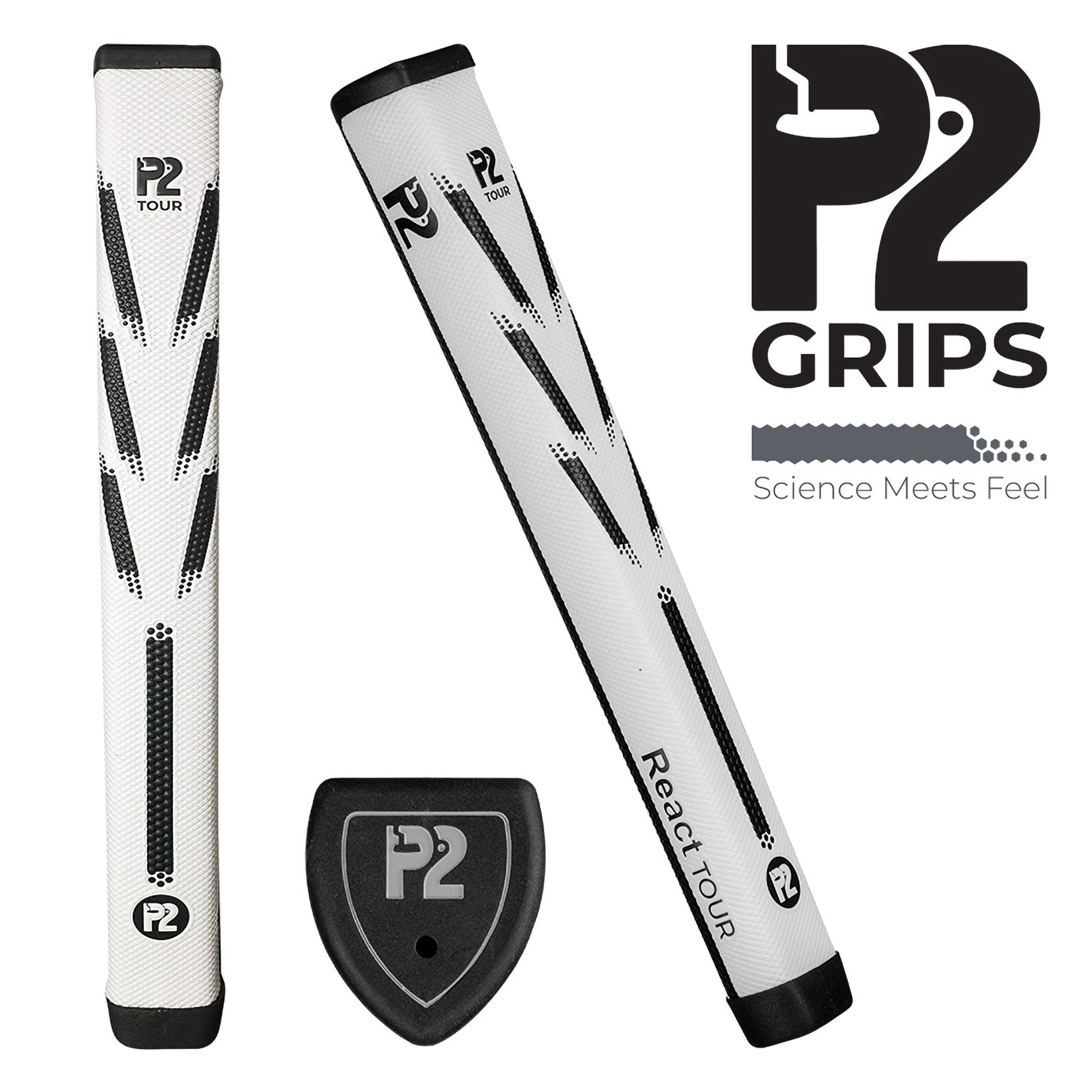 P2 | P2 React Tour Tour Grip | Golf Club Grips | SportsDirect.com