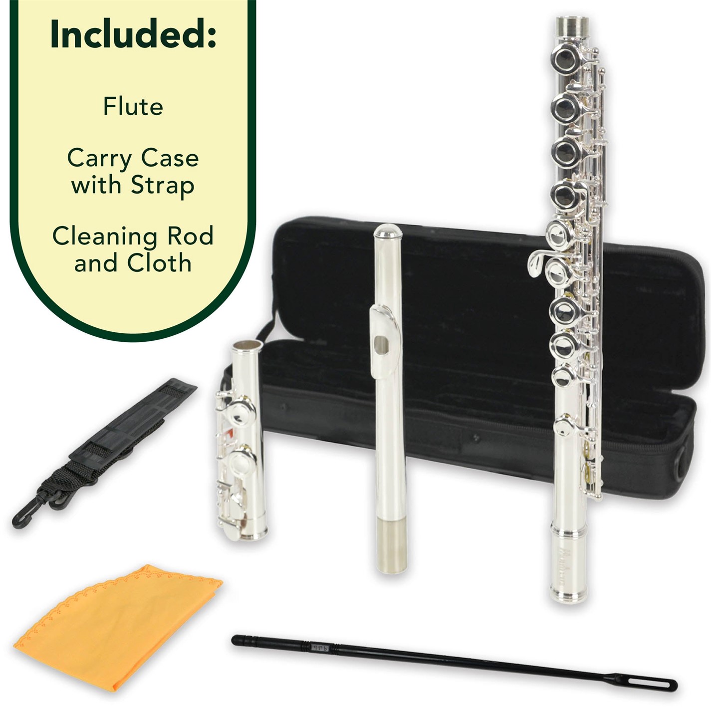 Montreux | Montreux Student Flute | Silver | SportsDirect.com