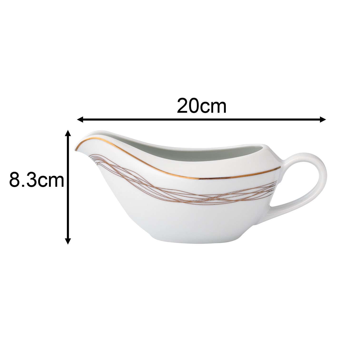 Waterside | 35PC Gold Swirl Dinner Set | Gold | SportsDirect.com
