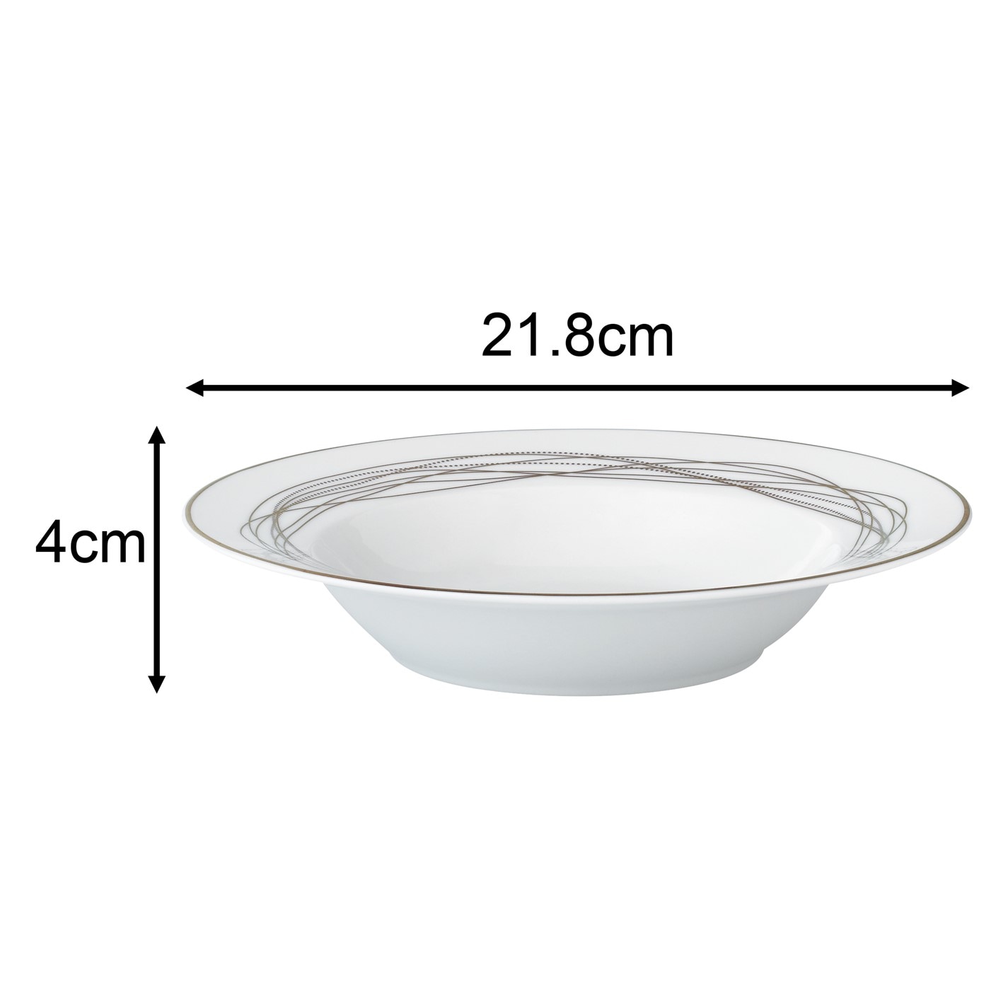 Waterside | 35PC Gold Swirl Dinner Set | Gold | SportsDirect.com